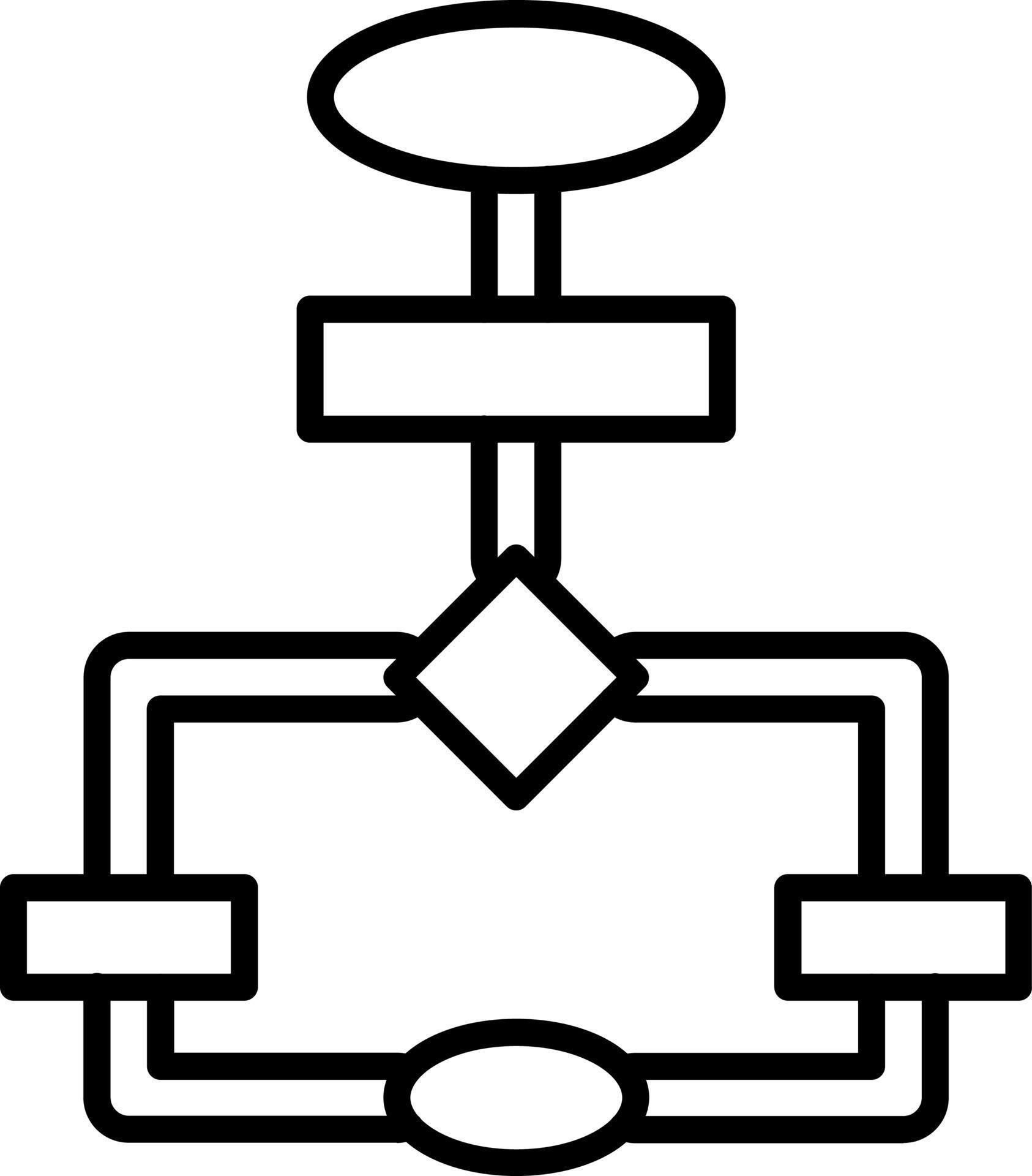 Flowchart Icon Style 21269067 Vector Art at Vecteezy