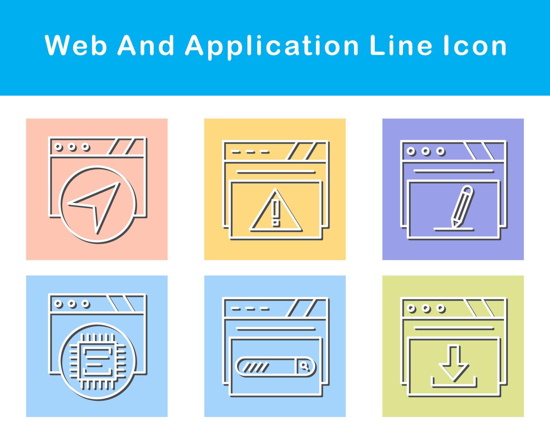 Web And Application Vector Icon Set 21272927 Vector Art at Vecteezy