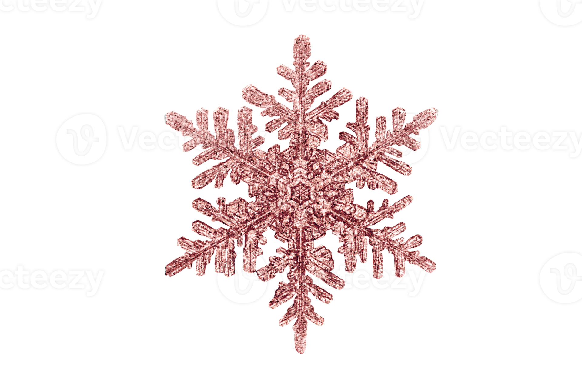 Pink snowflake isolated on a transparent background 21275239 PNG