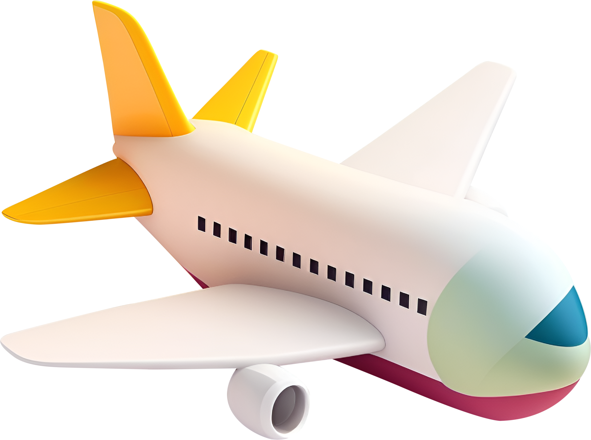 3D Airplane Icon Illustration 21276802 PNG