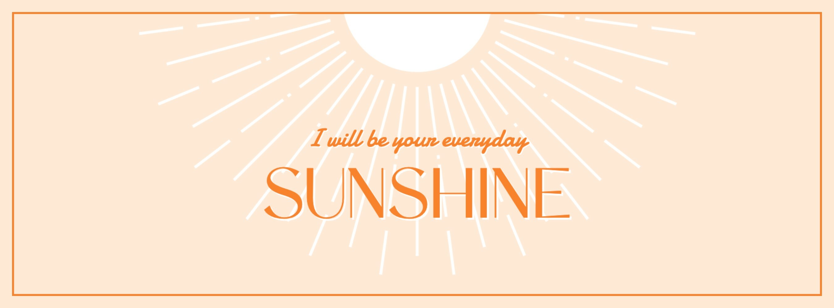 Sunshine Facebook Cover Template 21280560 Template
