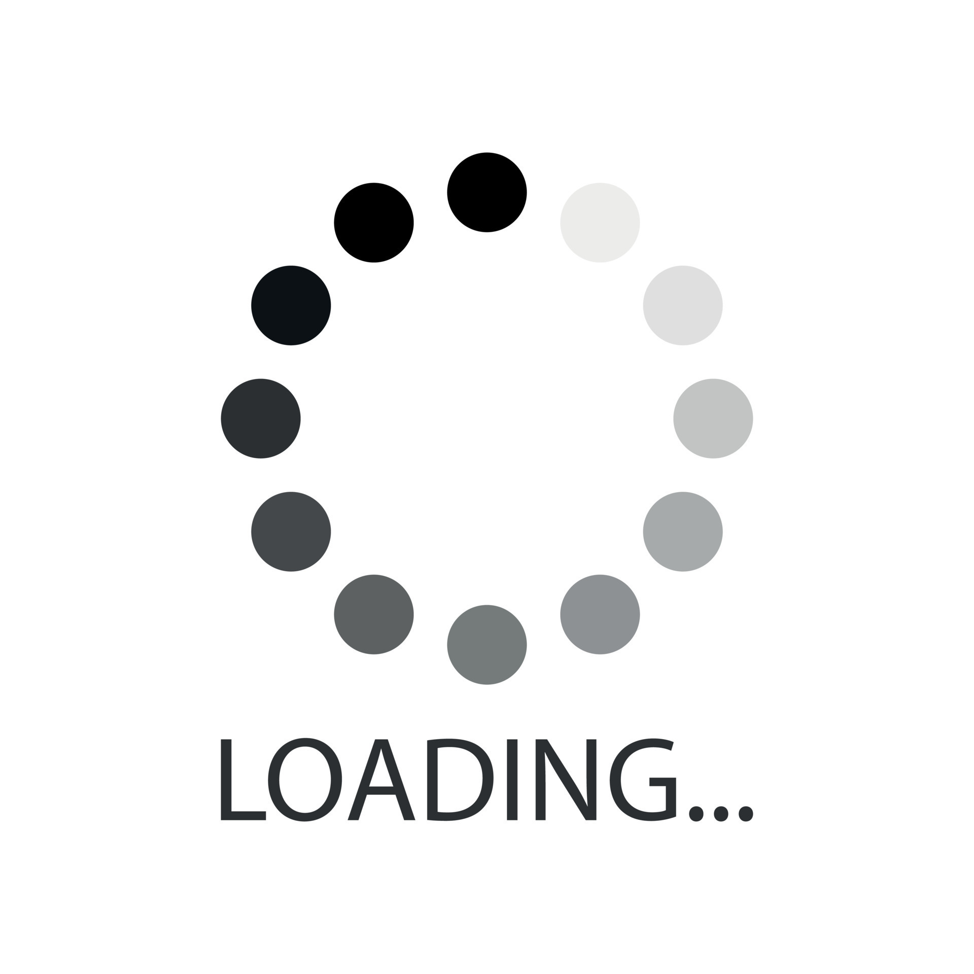 Loading bar icon in flat style. Progress indicator vector illustration ...