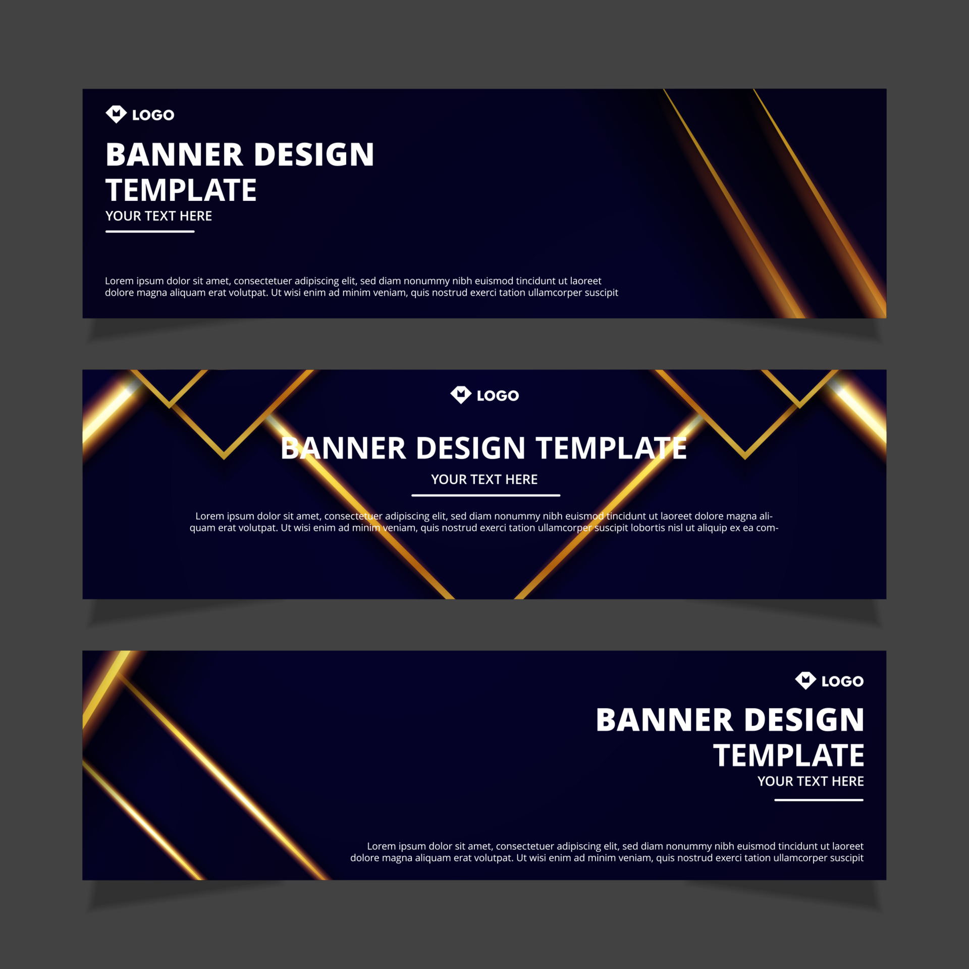 plantilla de diseño de banner abstracto 21282841 Vector en Vecteezy