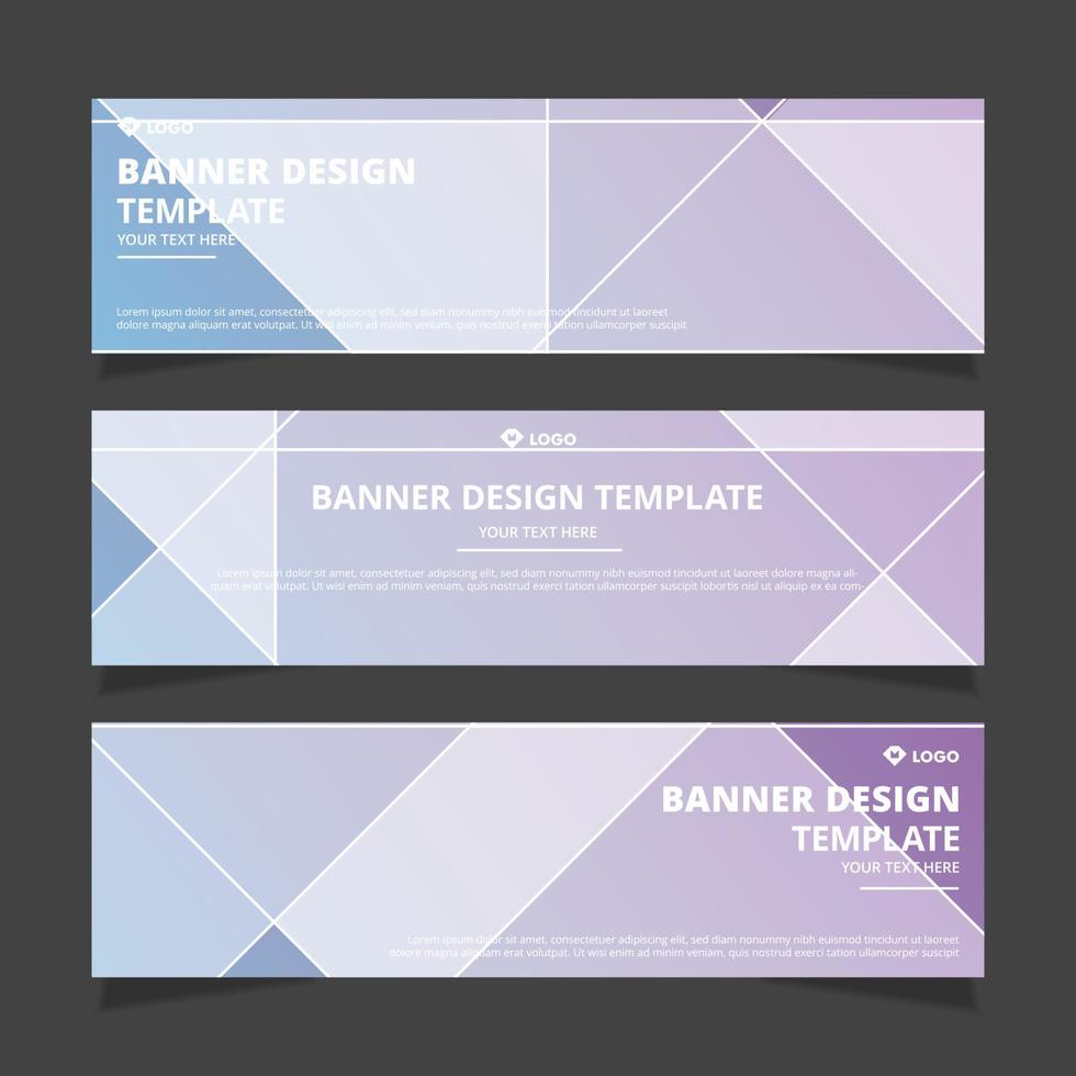 Set of modern abstract vector banners design. Template ready for use in ...