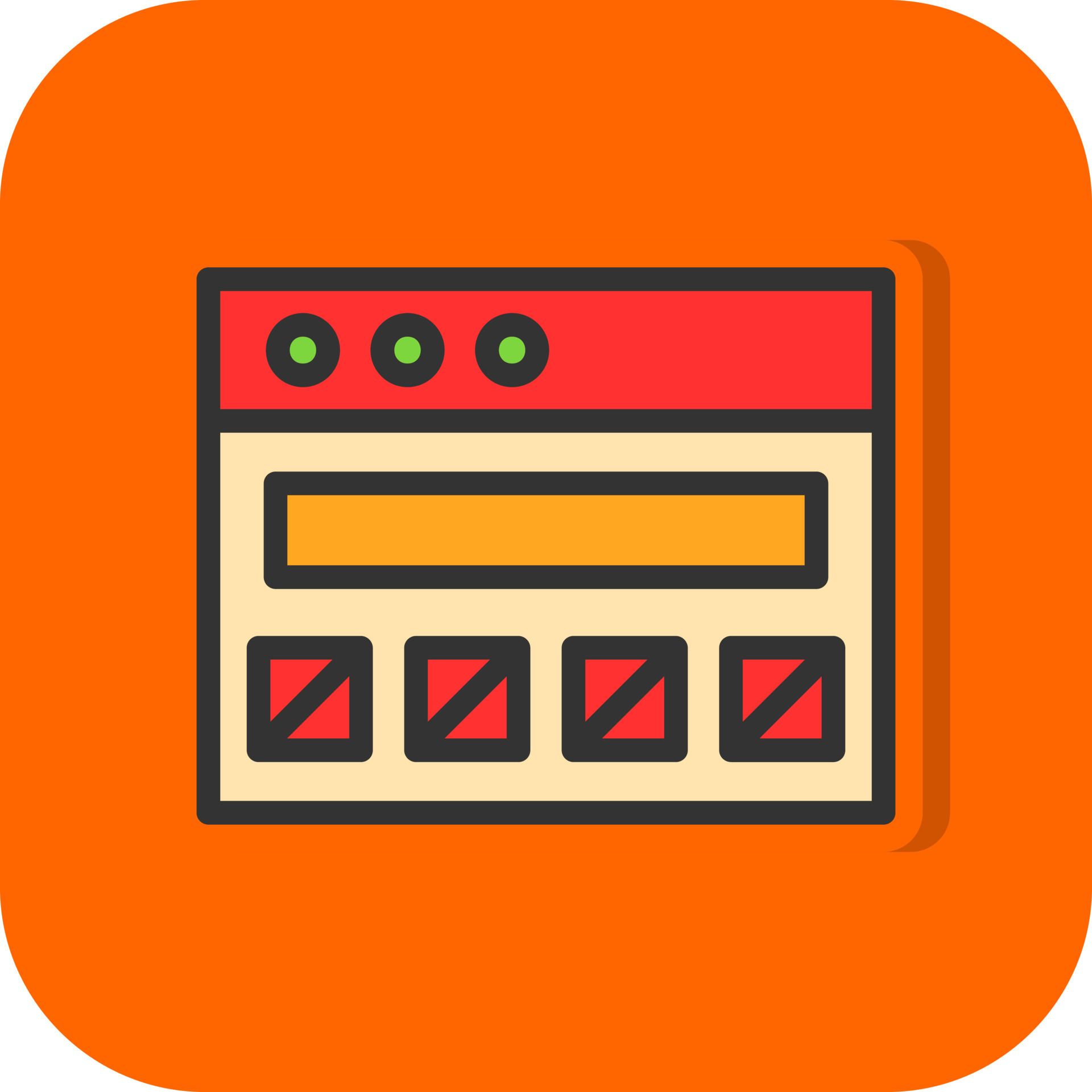 Ui Wireframe Vector Icon Design 21283789 Vector Art At Vecteezy