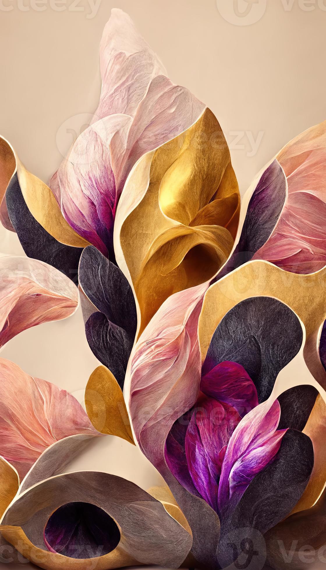 abstract colorful flowers for background wallpaper 21284563 Stock Photo ...