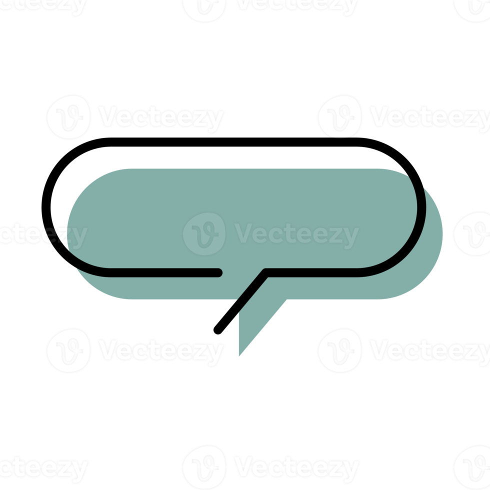 chat bubble icon 21285536 PNG