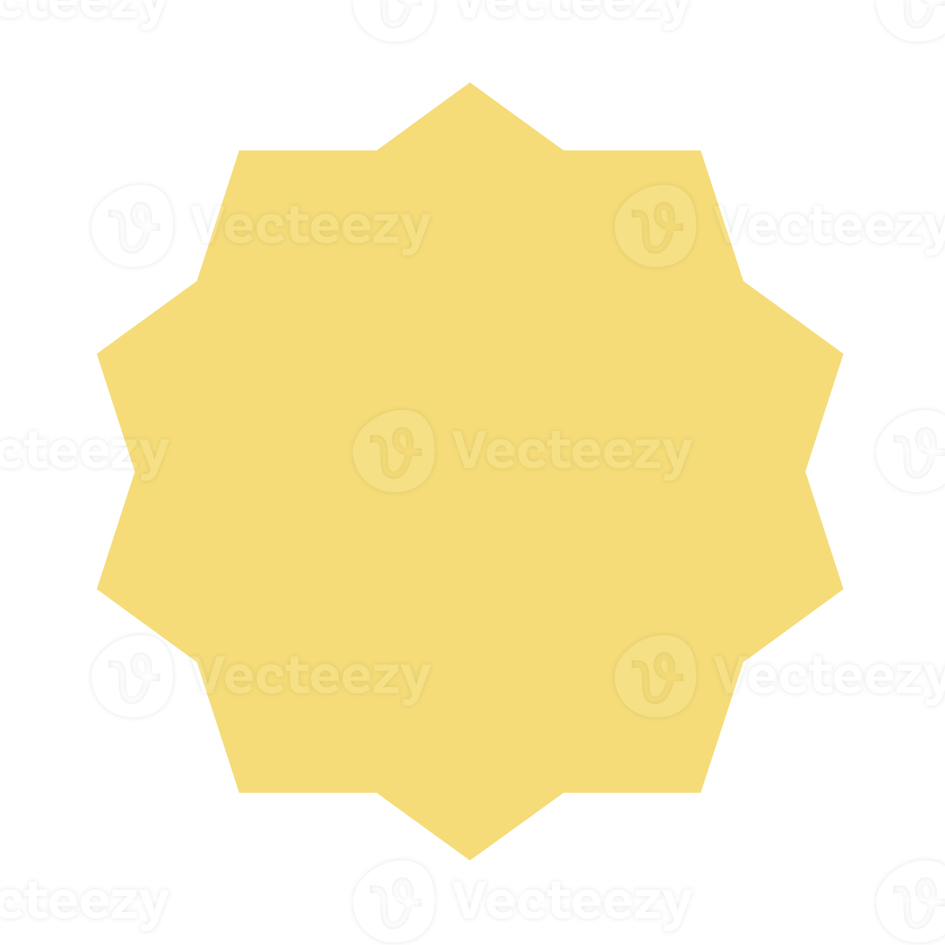 yellow star shape 21285670 PNG