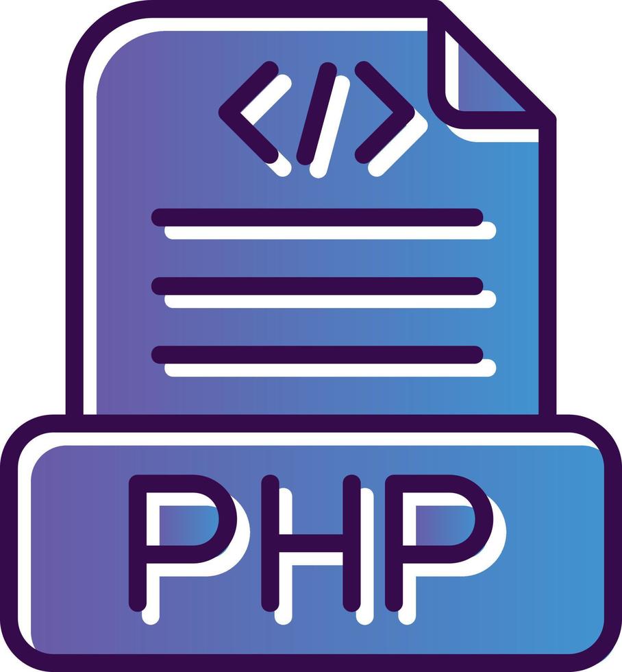 Php File Vector Icon Design 21288065 Vector Art at Vecteezy