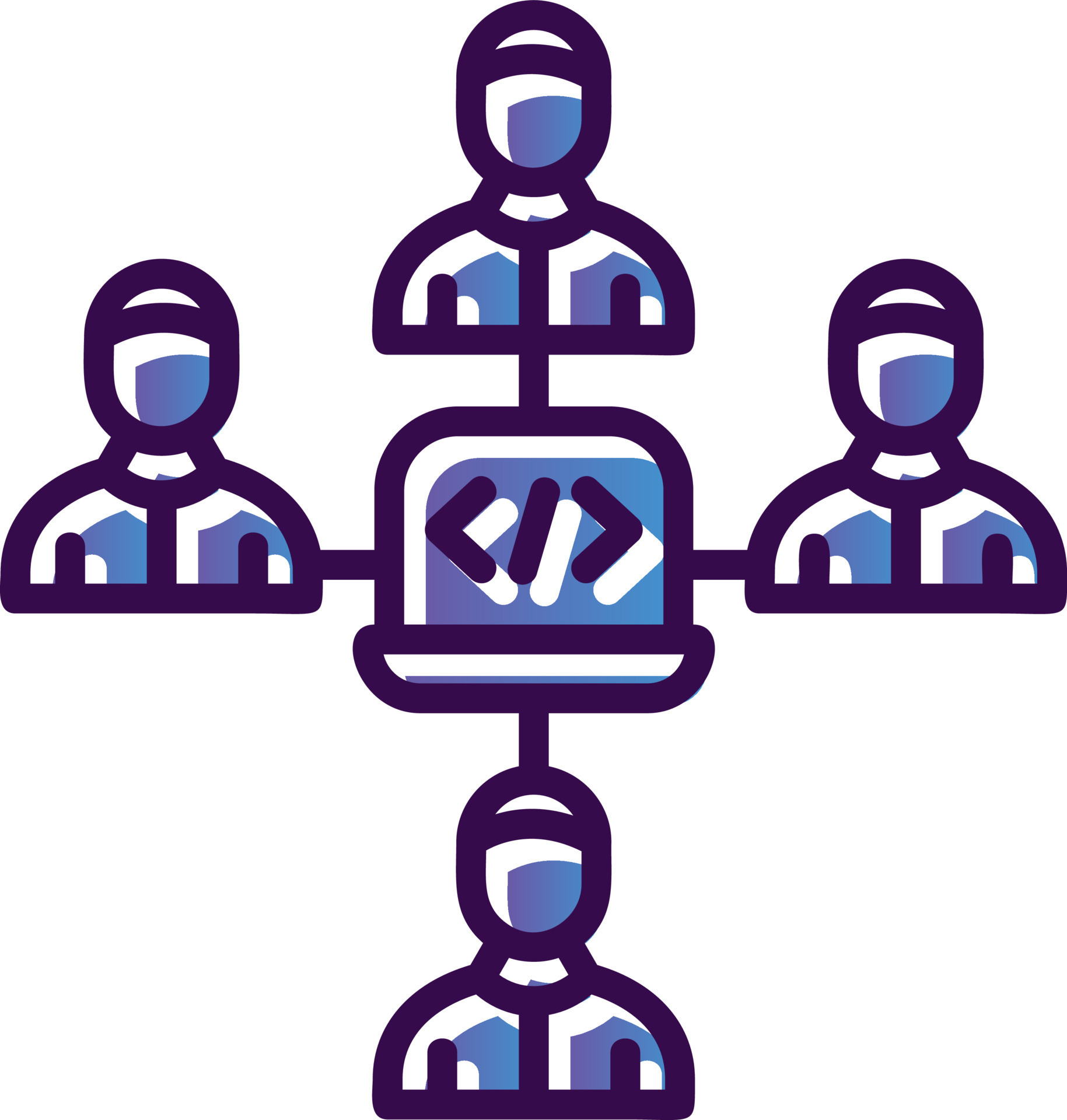 Code Deployment Vector Icon Design 21288088 Vector Art At Vecteezy