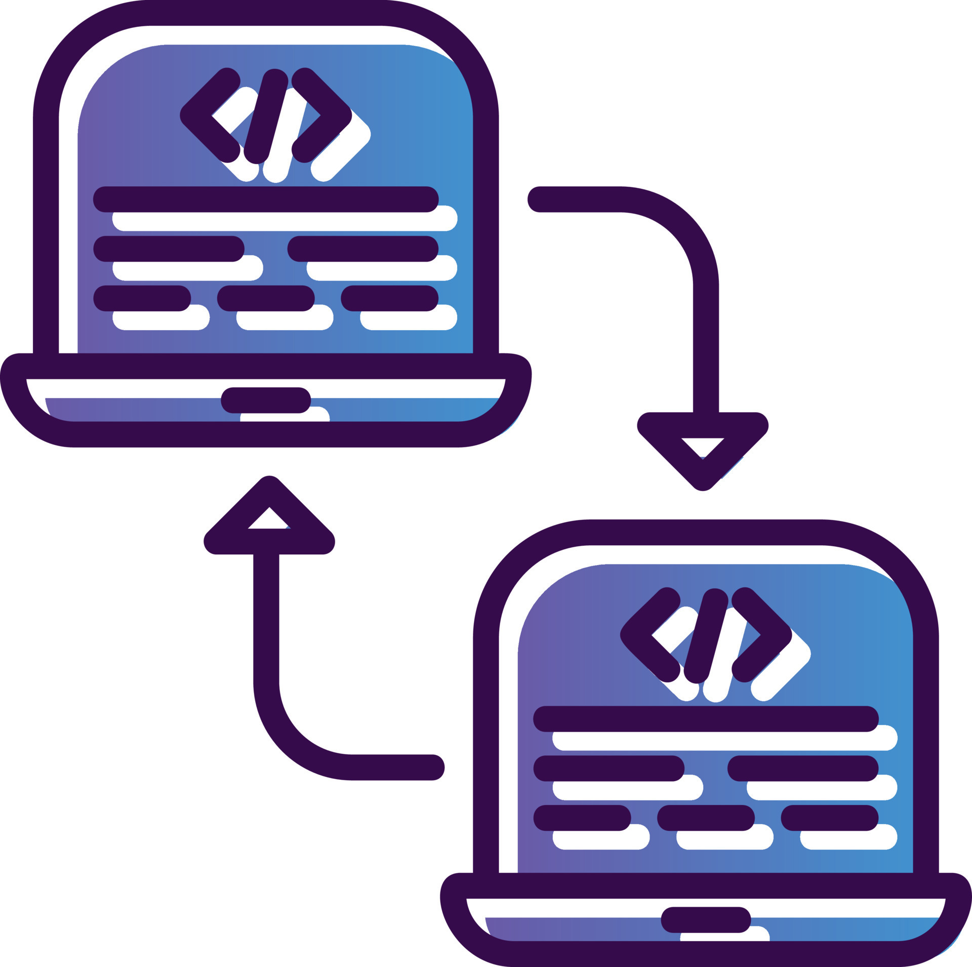Code Refactoring Vector Icon Design 21288314 Vector Art At Vecteezy