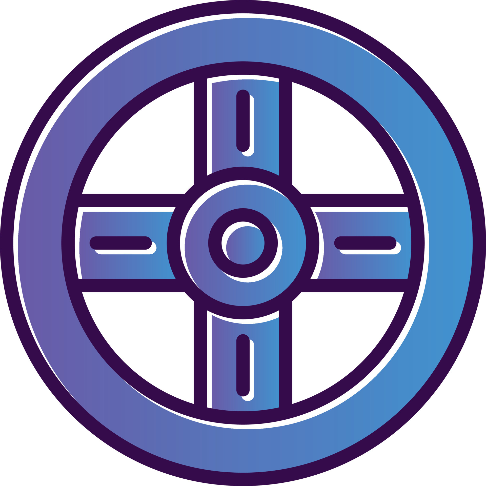 Steering Wheel Vector Icon Design 21291201 Vector Art at Vecteezy