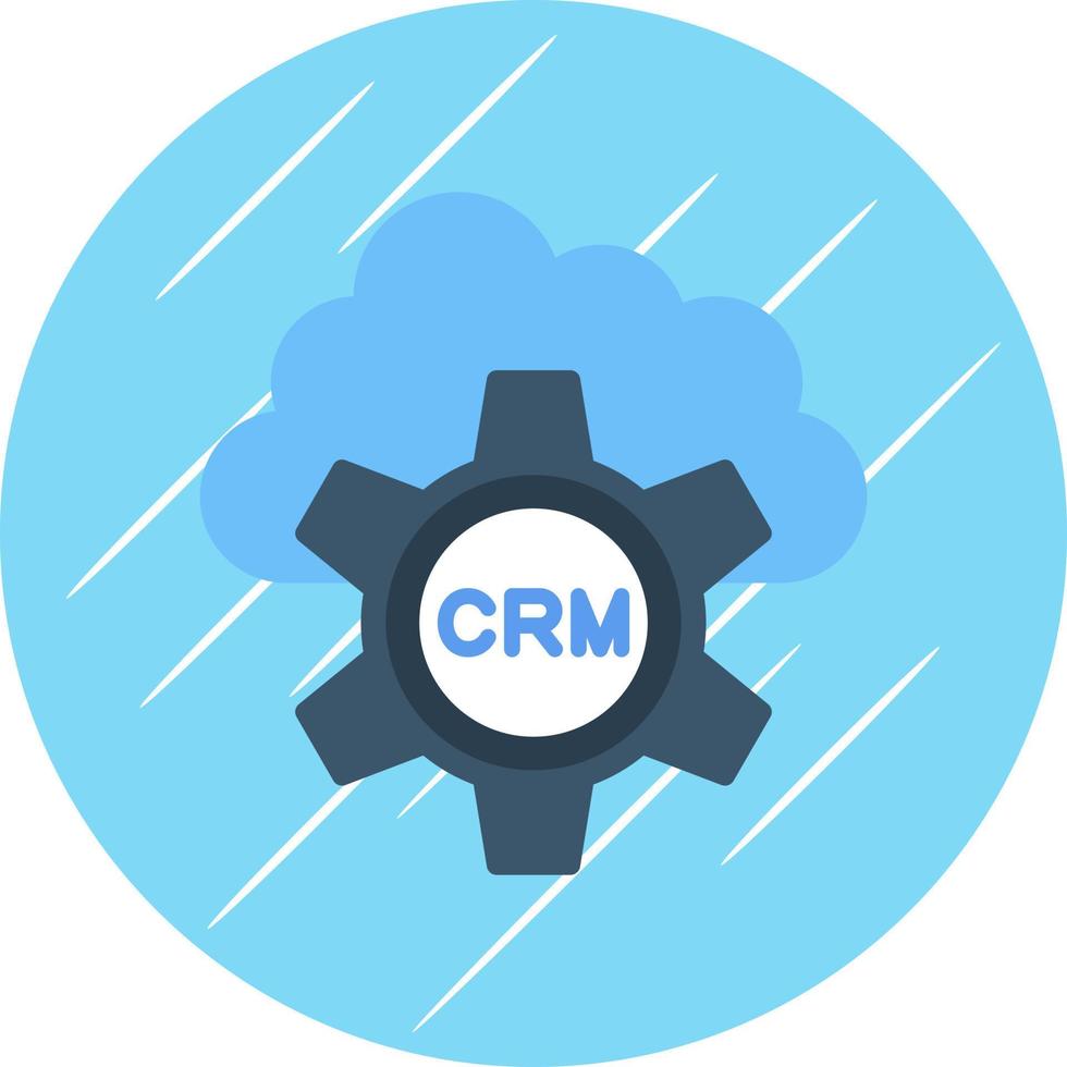 Crm Vector Icon Design 21296939 Vector Art At Vecteezy