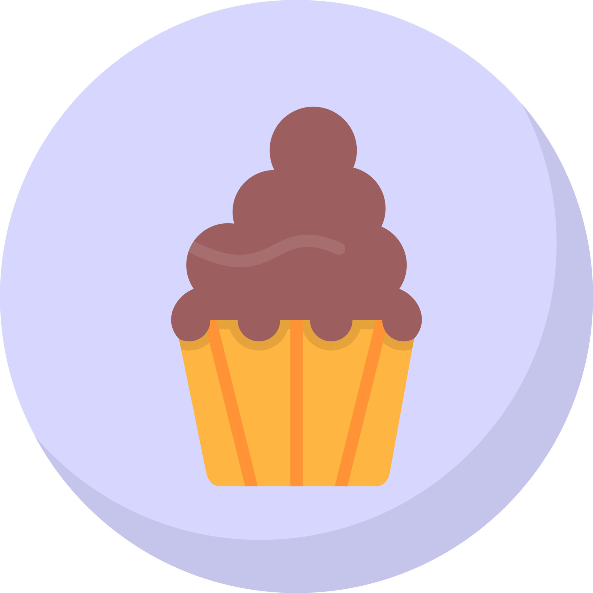 Cupcake Vector Icon Design 21296985 Vector Art At Vecteezy