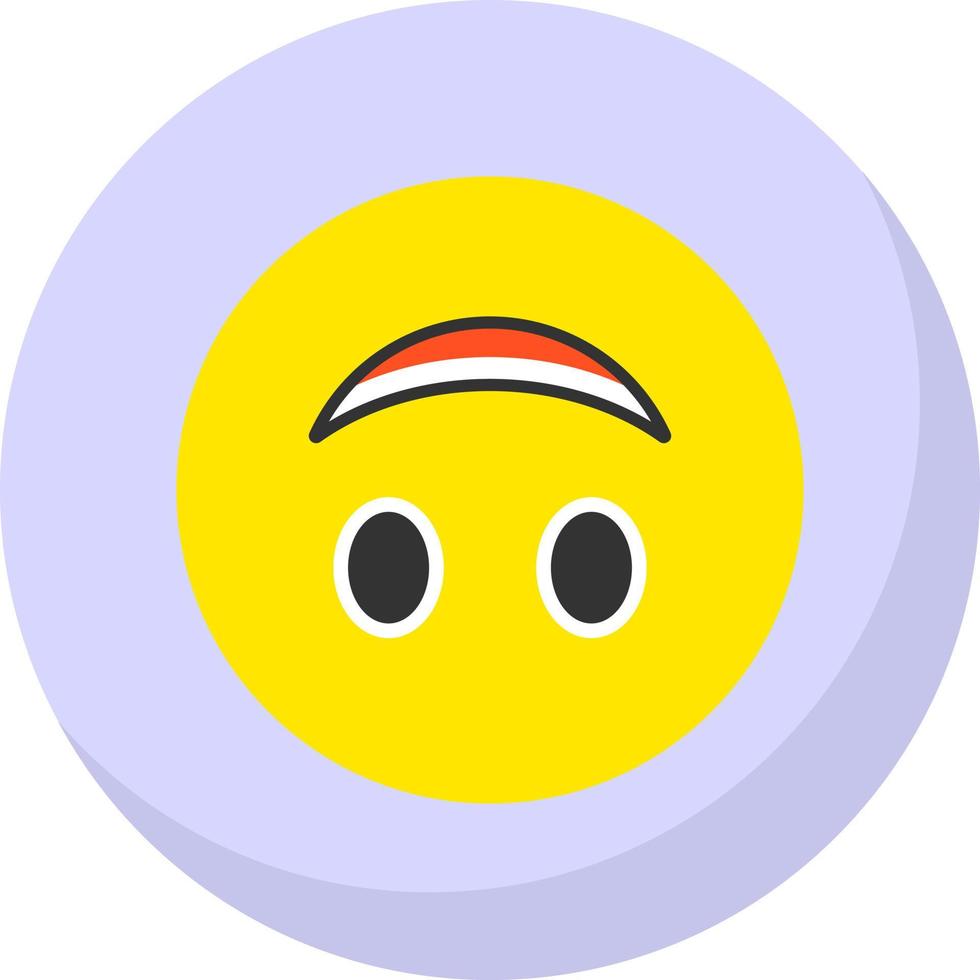 Upside Down Face Vector Icon Design 21298183 Vector Art At Vecteezy