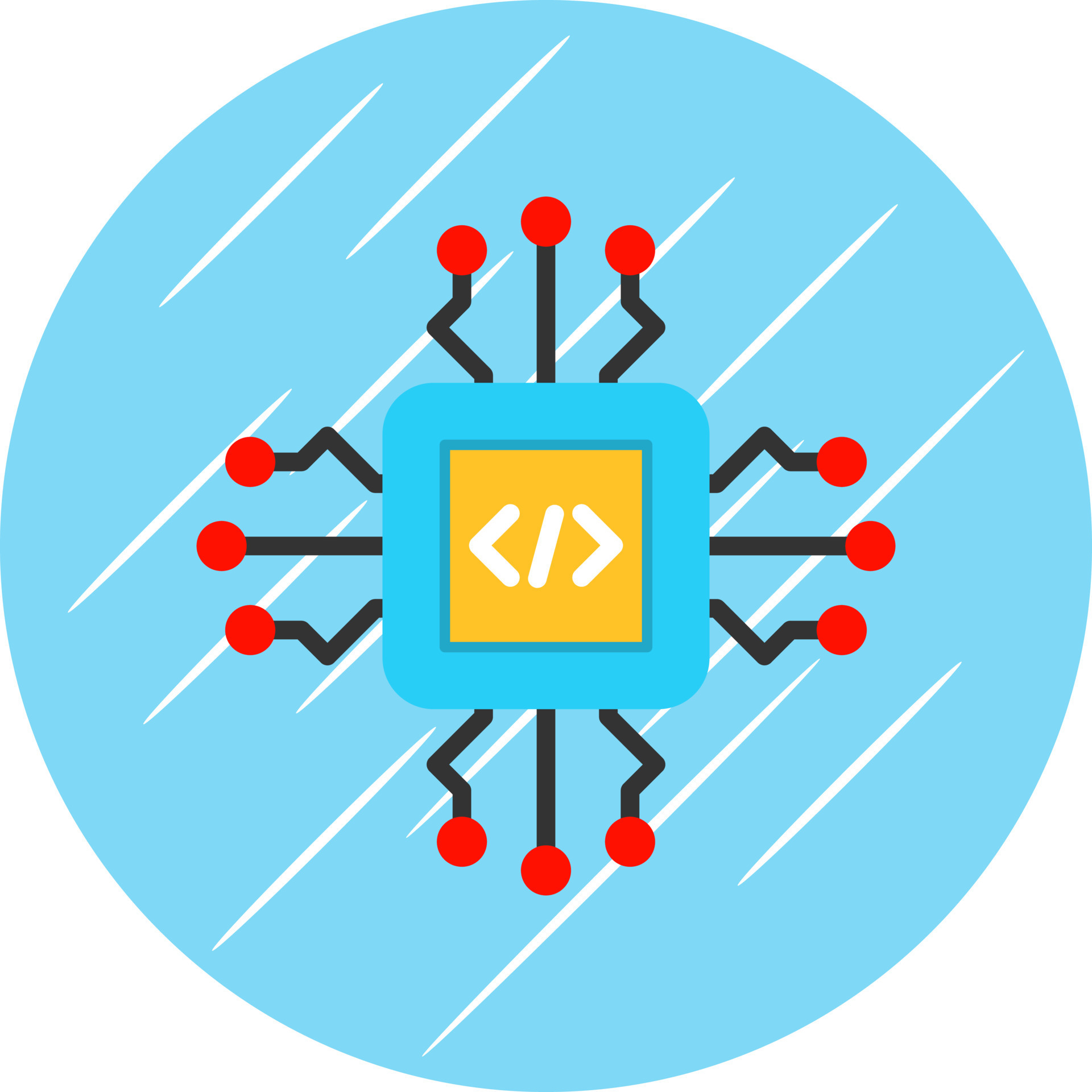 Code Processor Vector Icon Design 21298353 Vector Art at Vecteezy