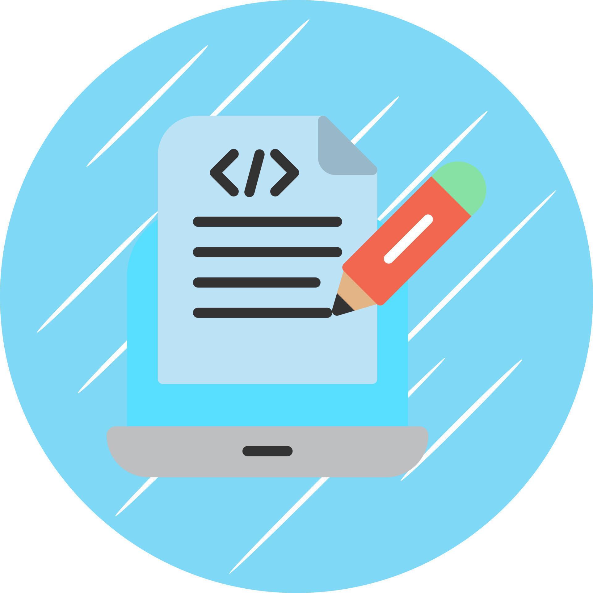 Programming Notes Vector Icon Design 21298360 Vector Art at Vecteezy