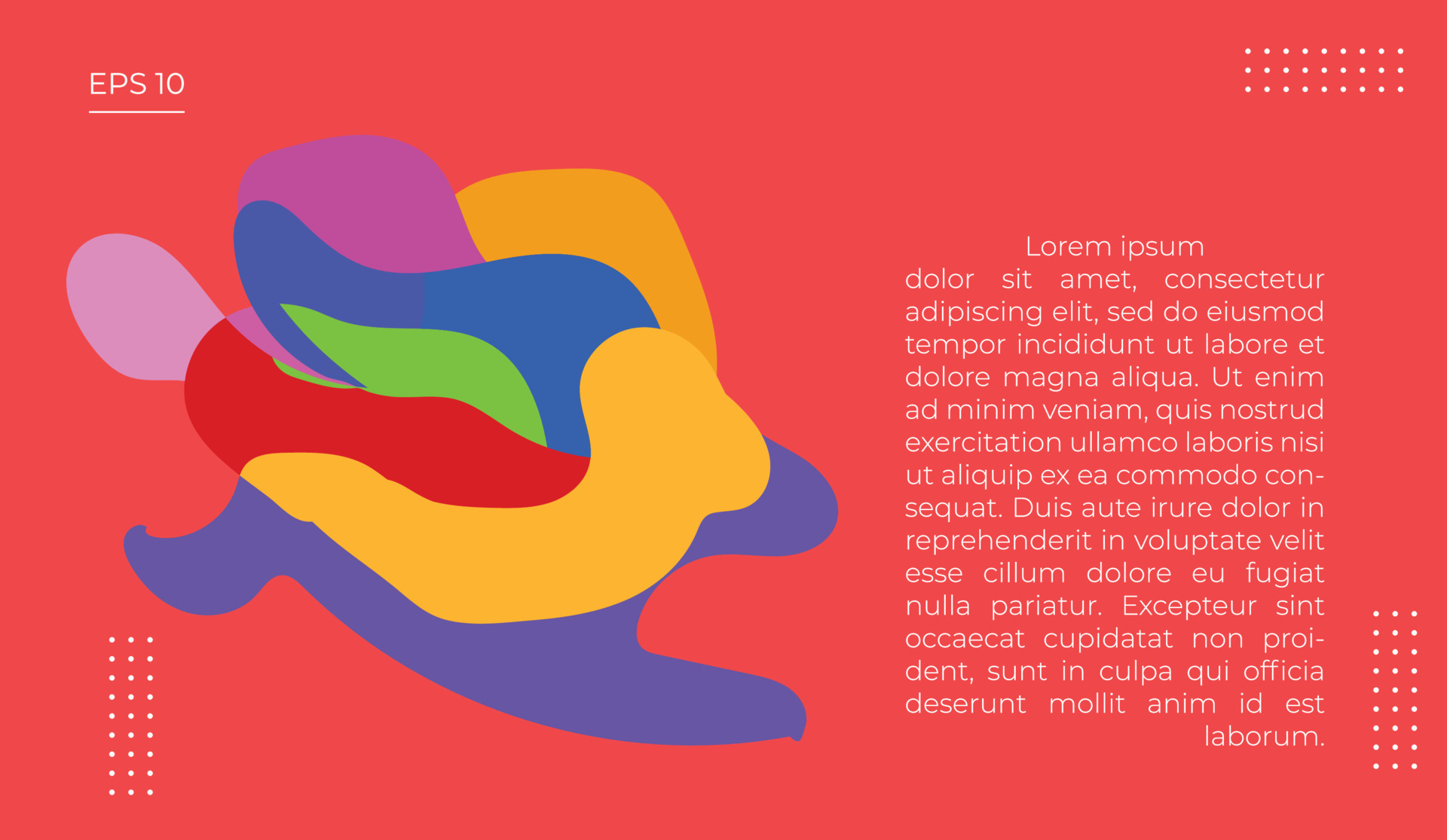 Moving Colorful Abstract Background Dynamic Effect Vector Illustration Minimal Design