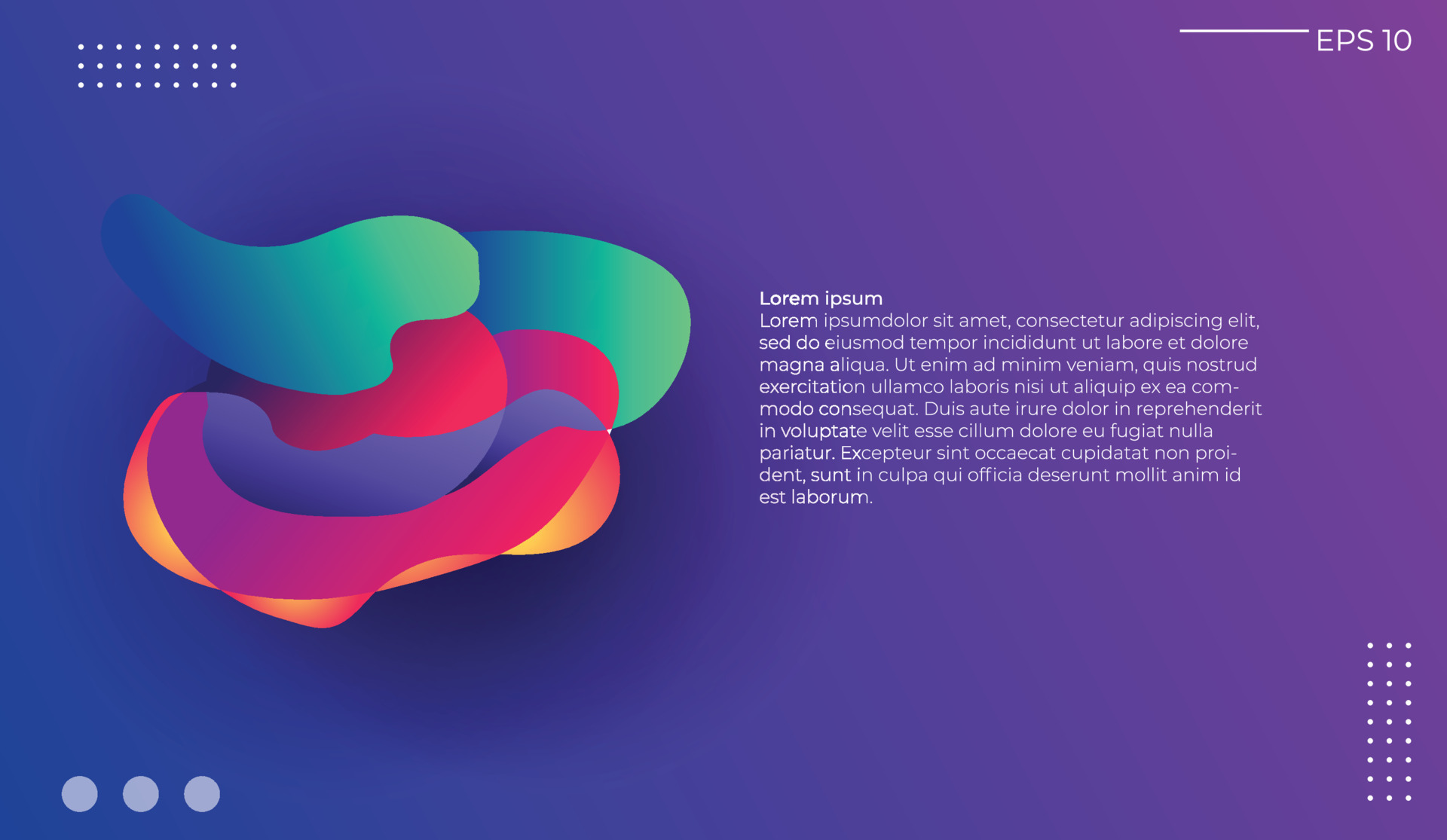 Moving Colorful Abstract Background Dynamic Effect Vector Illustration Minimal Design