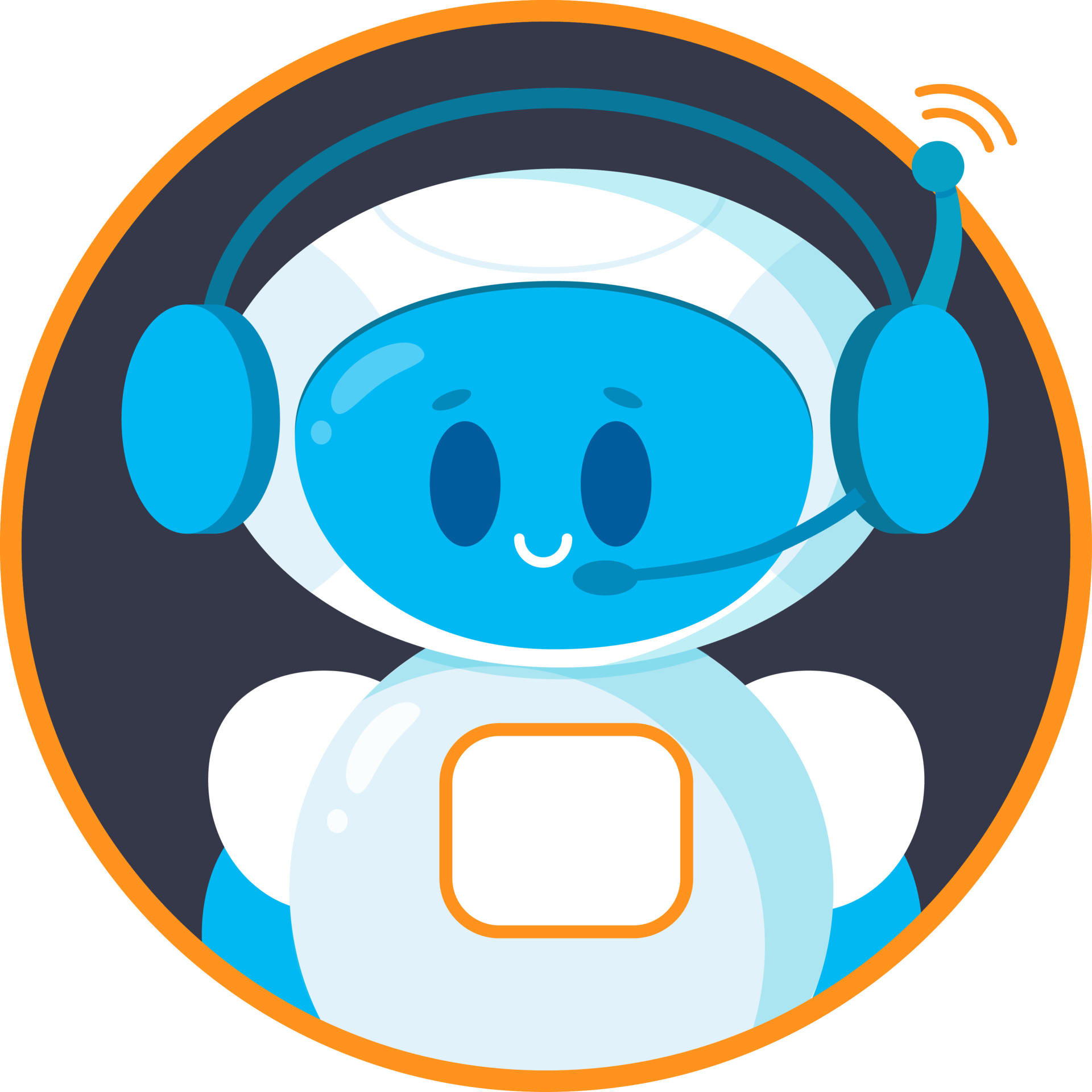 Chatbot icon. Cute smiling robot. Cartoon character illustration ... Chatbot icon. Cute smiling robot. Cartoon character illustration ...