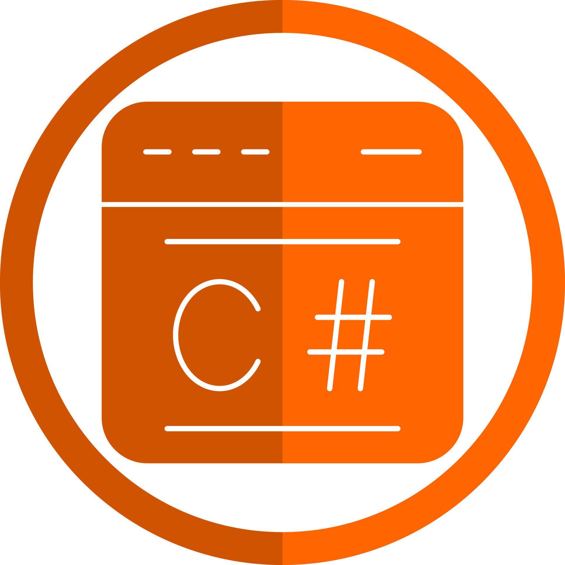 C Sharp Vector Icon Design 21308044 Vector Art at Vecteezy