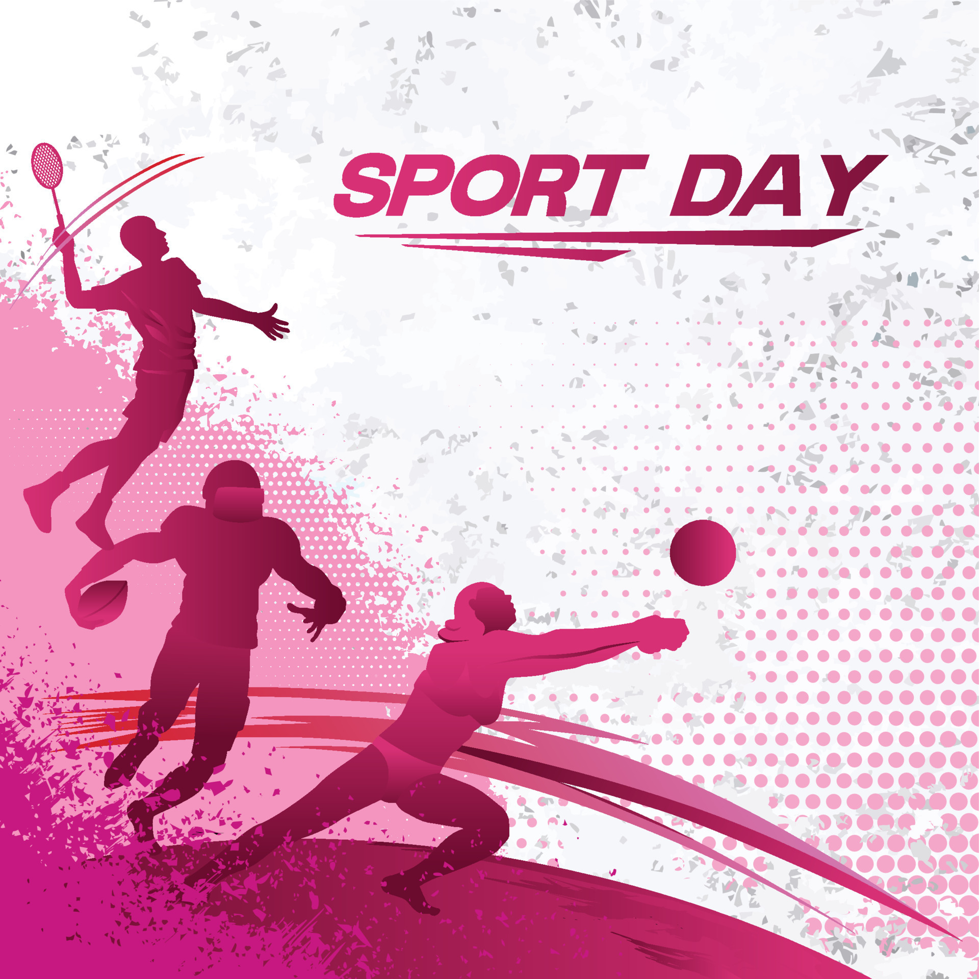 Sports Background Vector International Sports Day Illustration sports-background-vector-international-sports-day-illustration