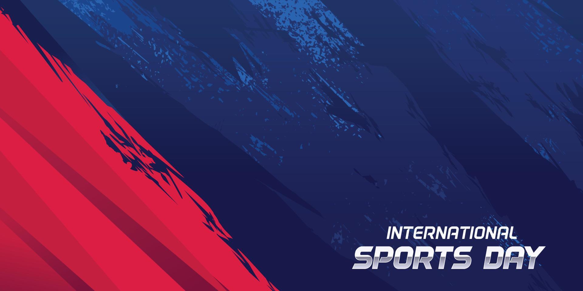 Sports Background Vector. International Sports Day Illustration, Graphic Design for the ...