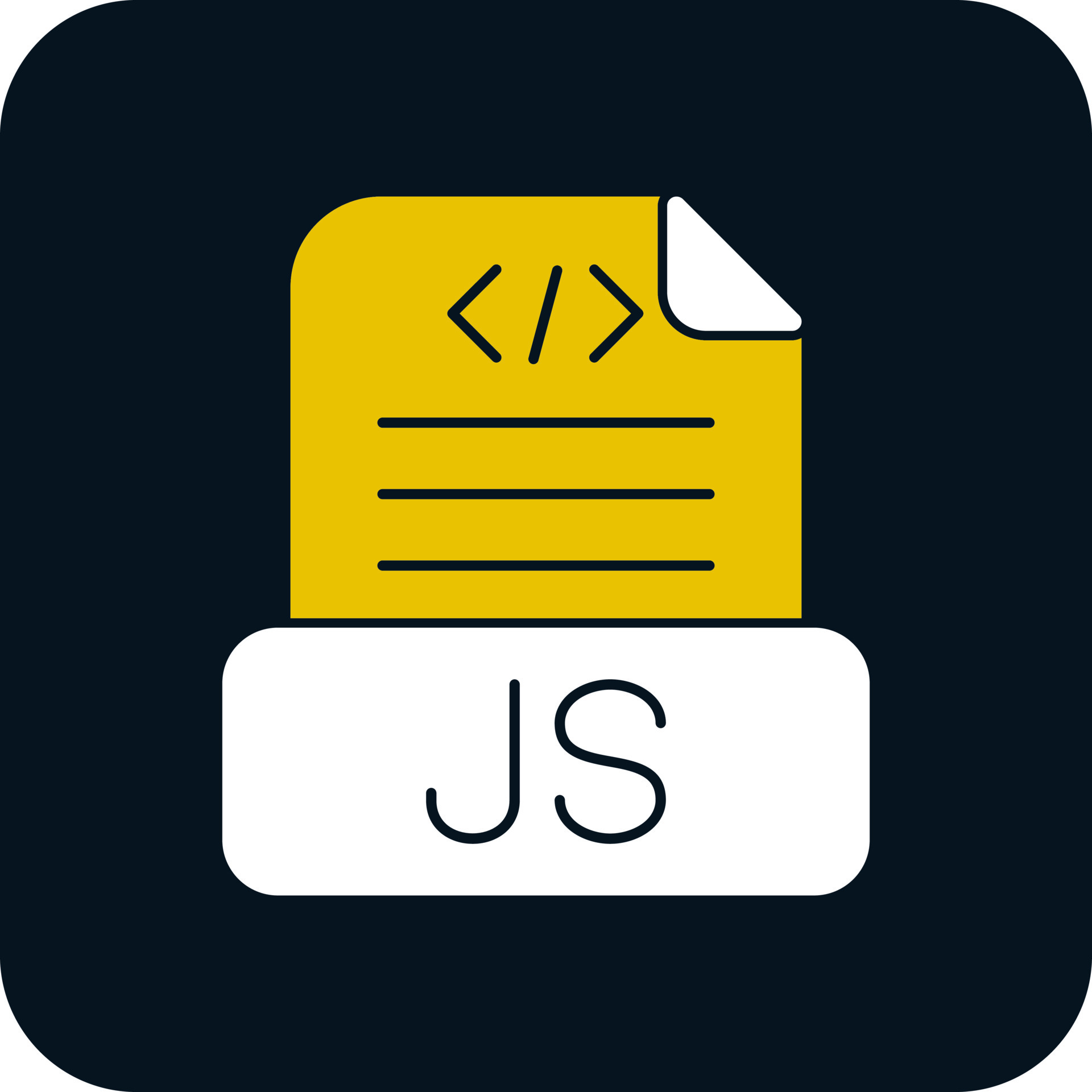 Javascript File Vector Icon Design 21310930 Vector Art at Vecteezy