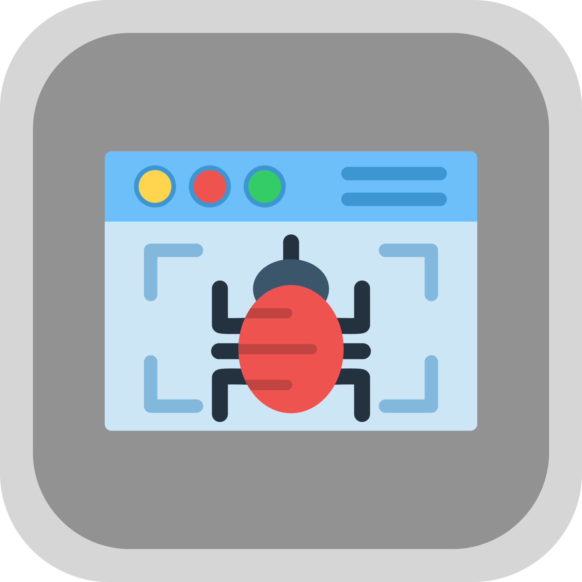 Virus Detection Vector Icon Design 21311588 Vector Art At Vecteezy