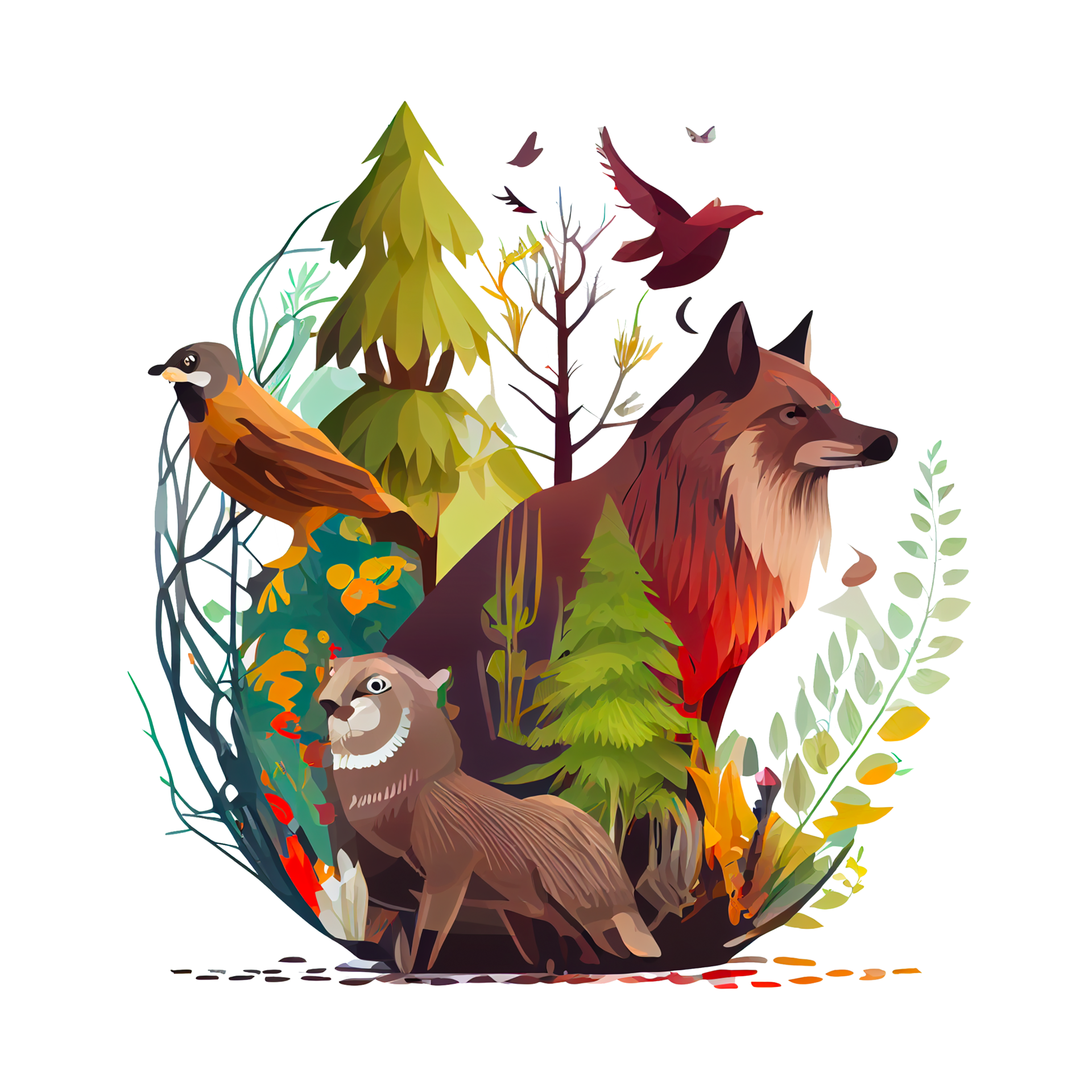 Discover the Beauty of Wildlife Illustration with High-Quality PNG ... Discover the Beauty of Wildlife Illustration with High-Quality PNG ...