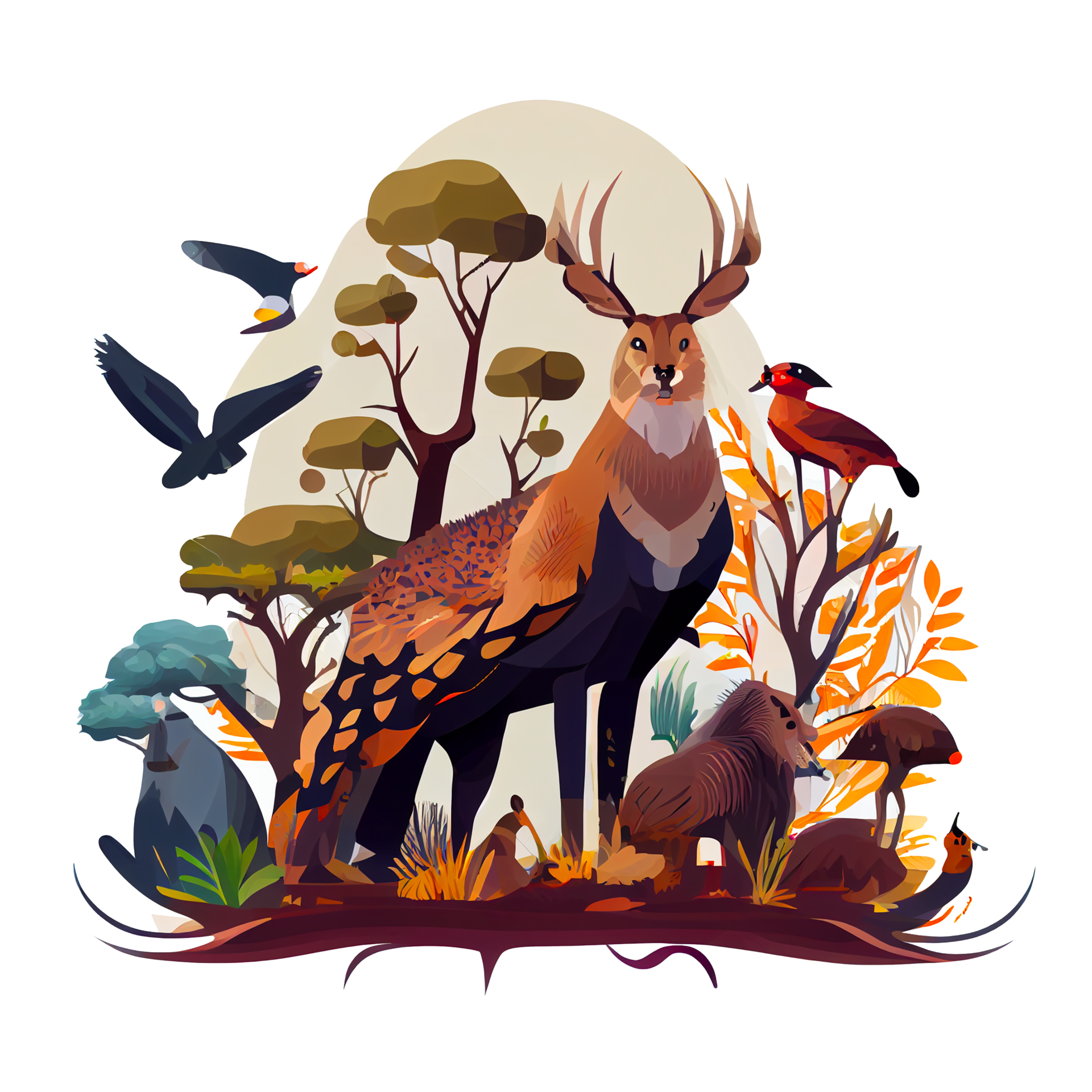 Discover the Beauty of Wildlife Illustration with High-Quality PNG ... Discover the Beauty of Wildlife Illustration with High-Quality PNG ...