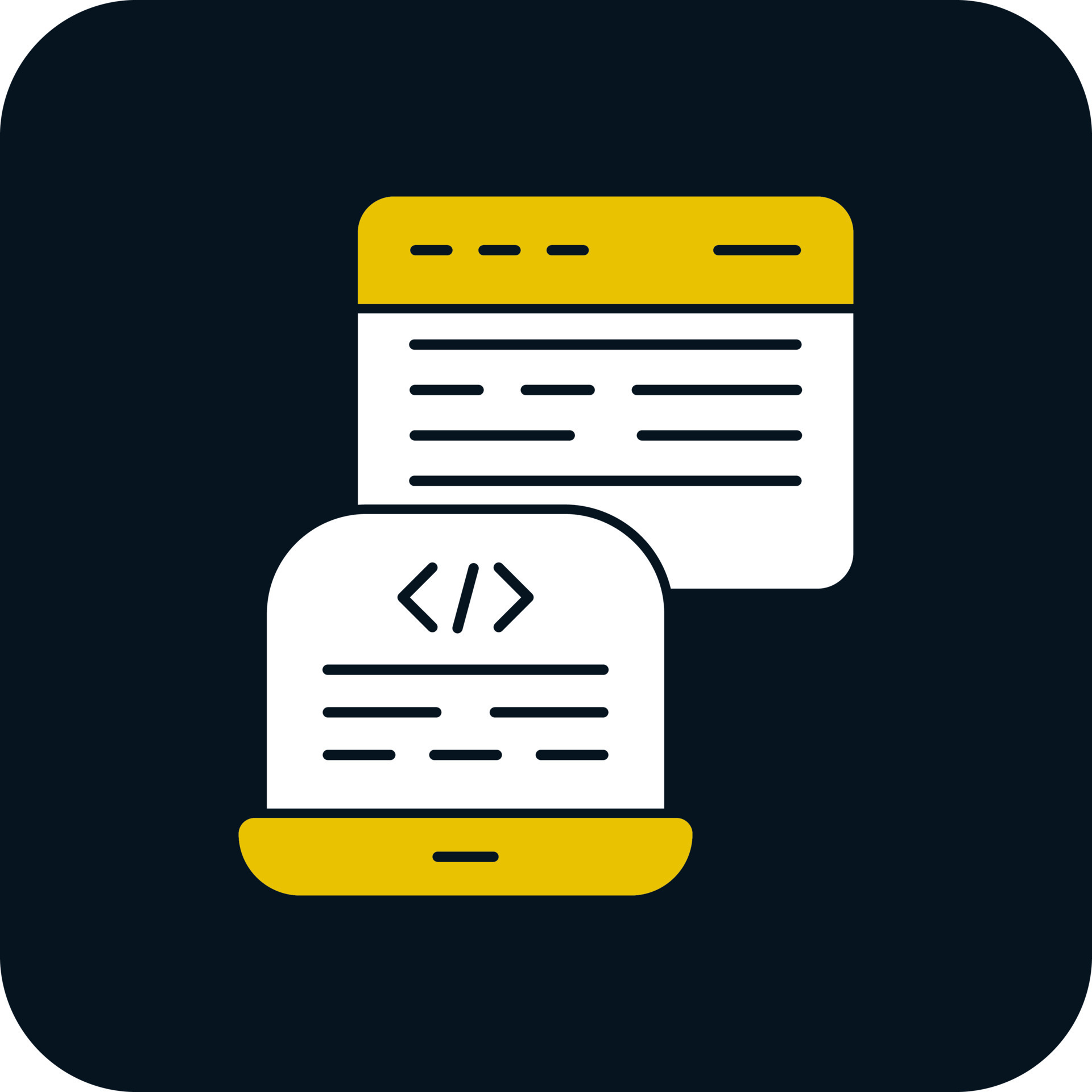 Backend Development Vector Icon Design 21311759 Vector Art at Vecteezy