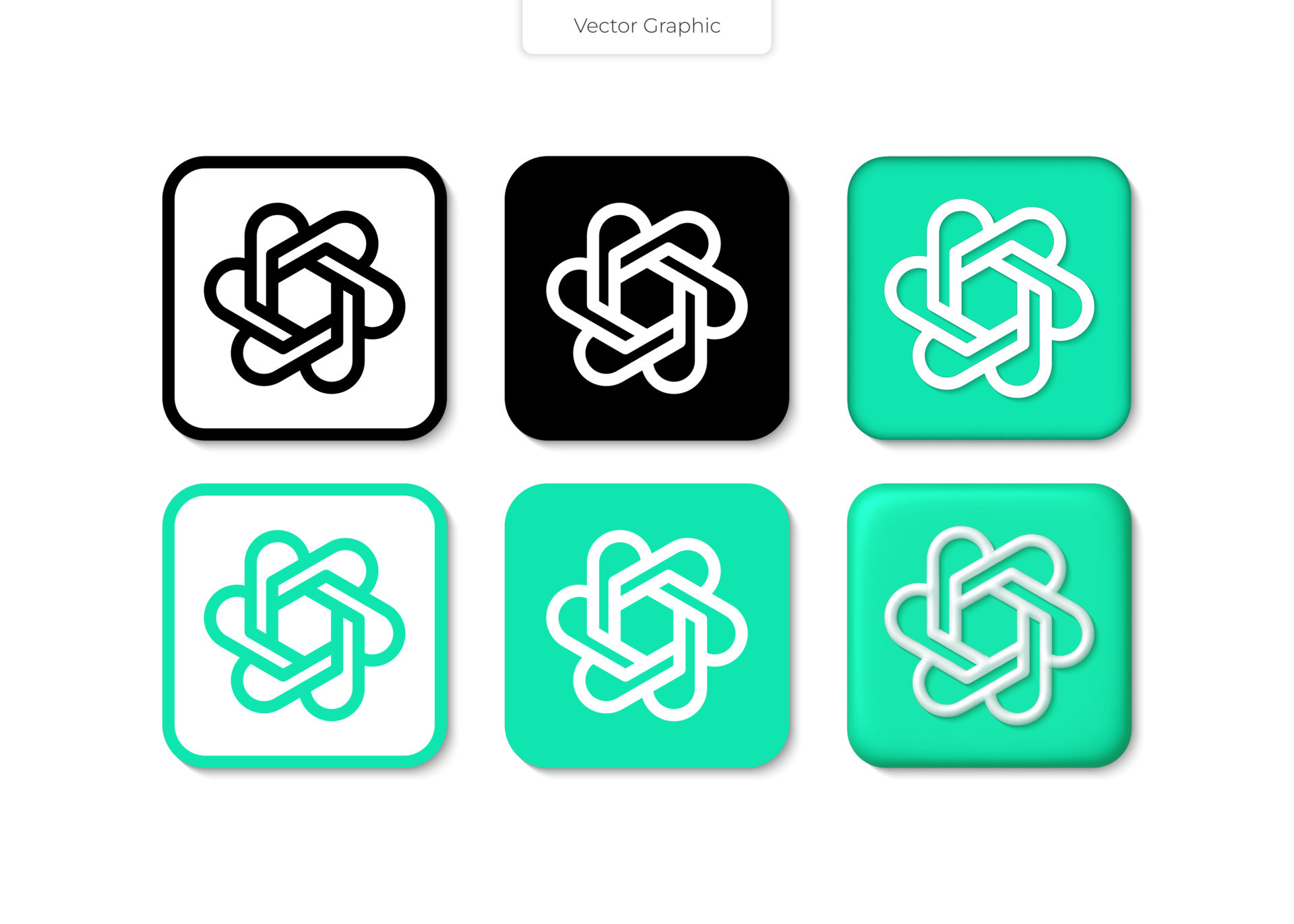 OpenAI logo set, line, 3D, flat. ChatGPT for banner, website, landing ... OpenAI logo set, line, 3D, flat. ChatGPT for banner, website, landing ...