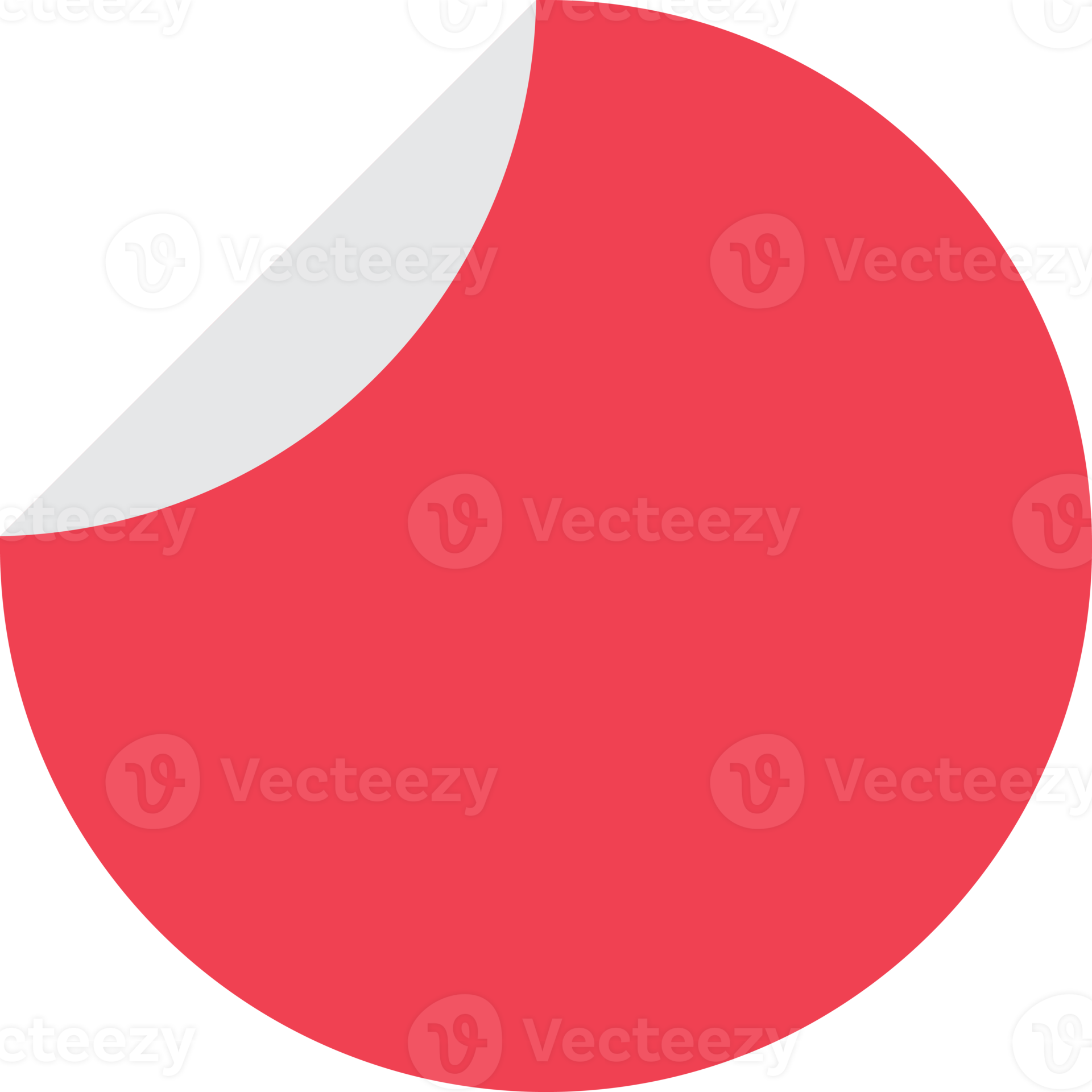 Red round sticker with white crease, Button Decoration Elements ... Red round sticker with white crease, Button Decoration Elements ...