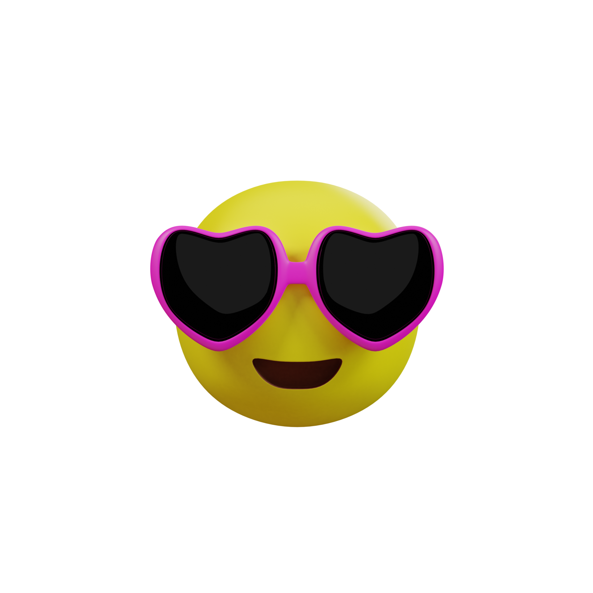 Emoji Yellow Face And Emotion With Happy And Naughty Cute Facial