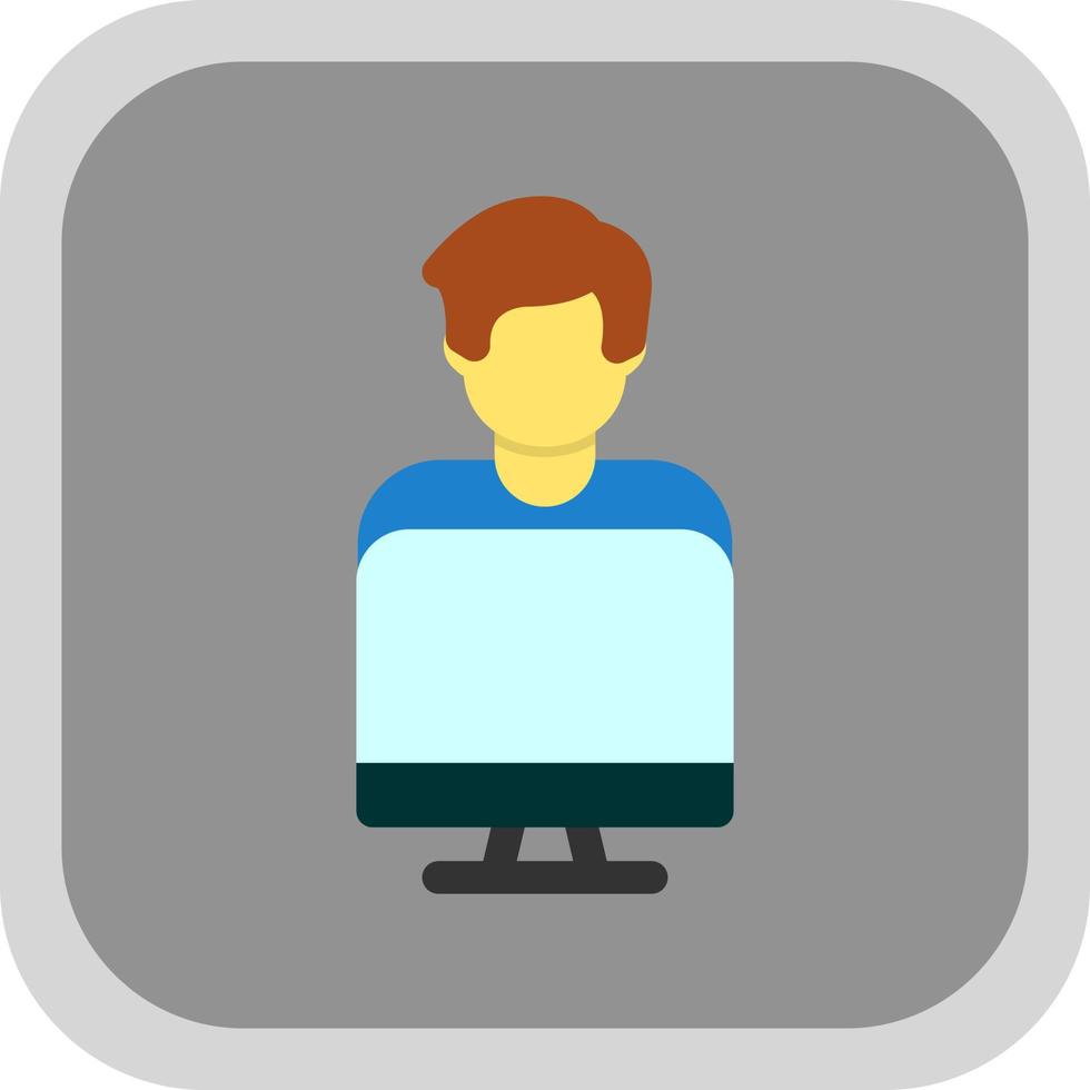 Working on Computer Vector Icon Design 21313105 Vector Art at Vecteezy