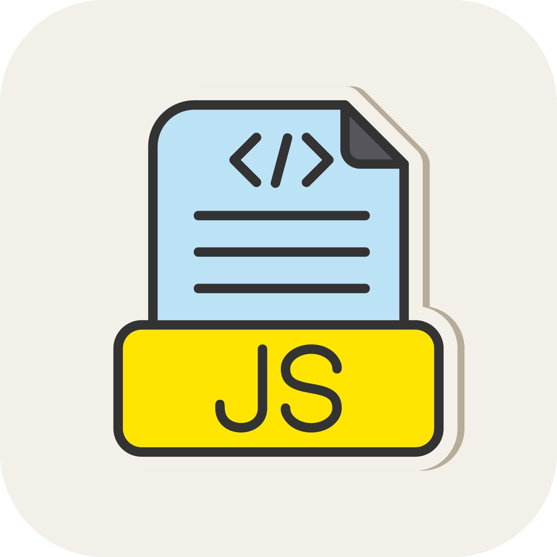 Javascript File Vector Icon Design 21315509 Vector Art at Vecteezy