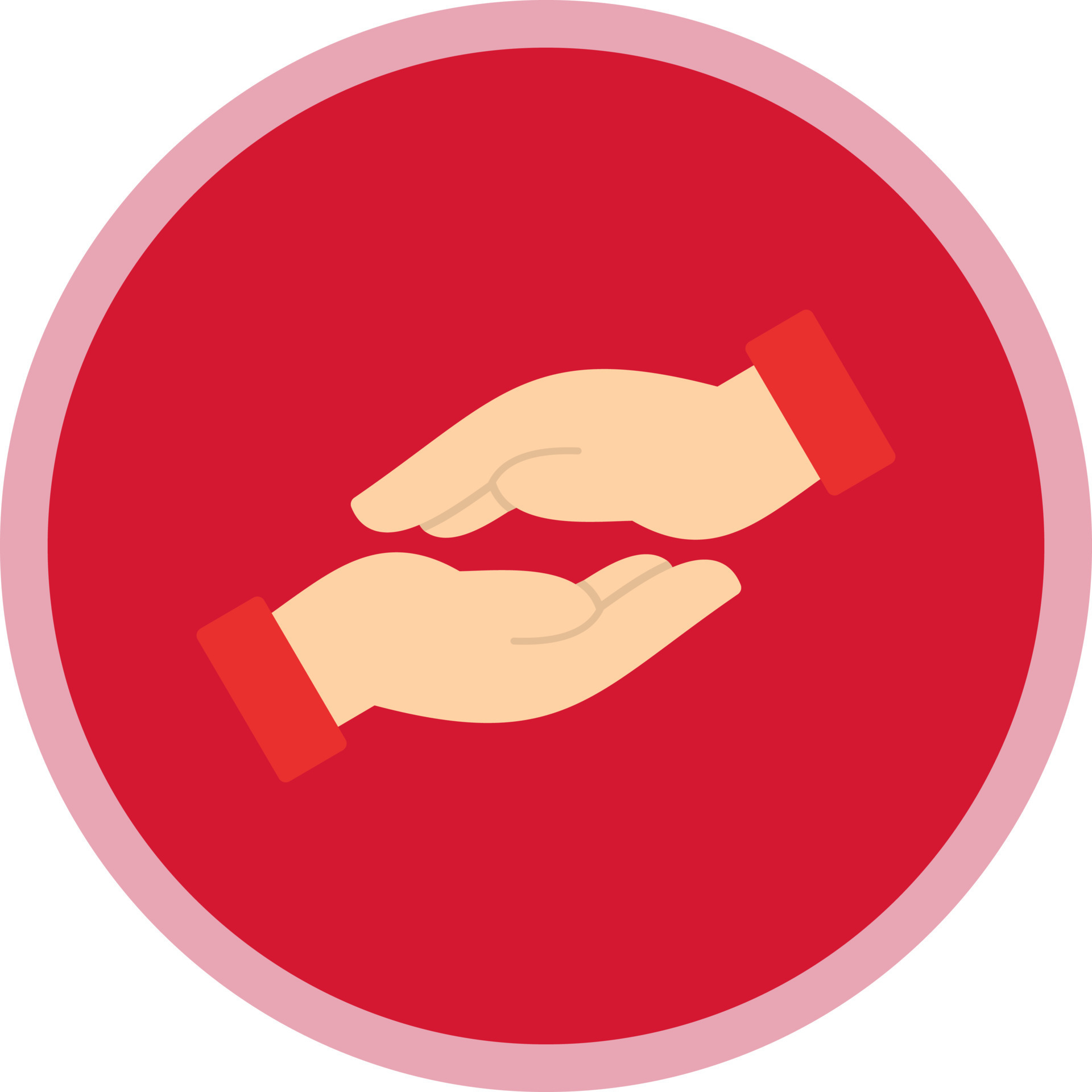 Helping Hand Vector Icon Design 21321528 Vector Art at Vecteezy