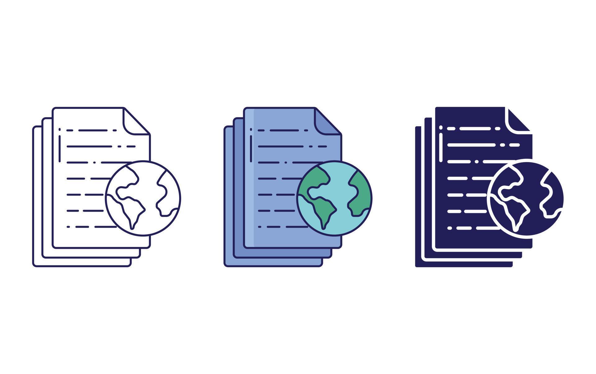 icono de vector de documento 21323100 Vector en Vecteezy