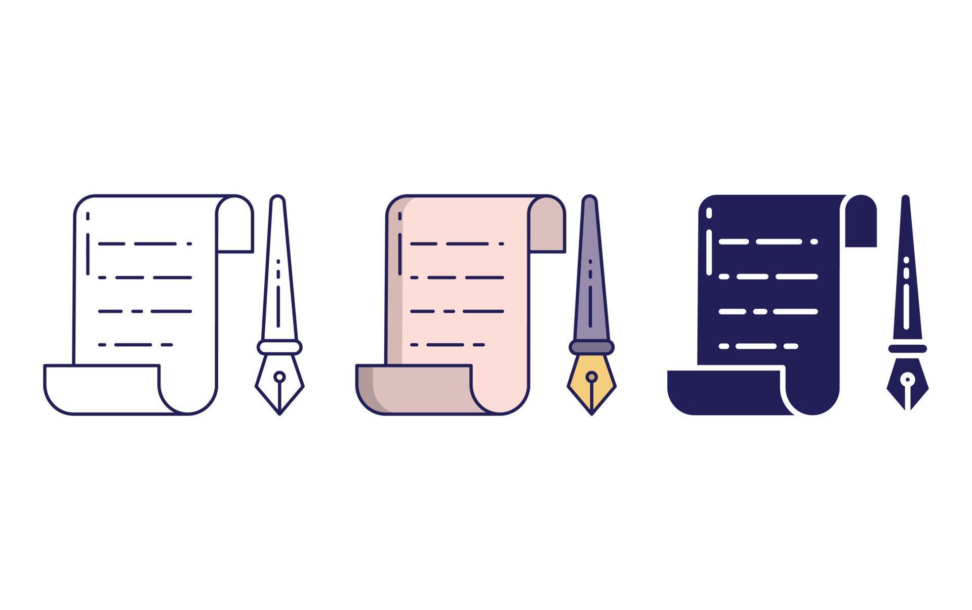 Document vector illustration 21323635 Vector Art at Vecteezy