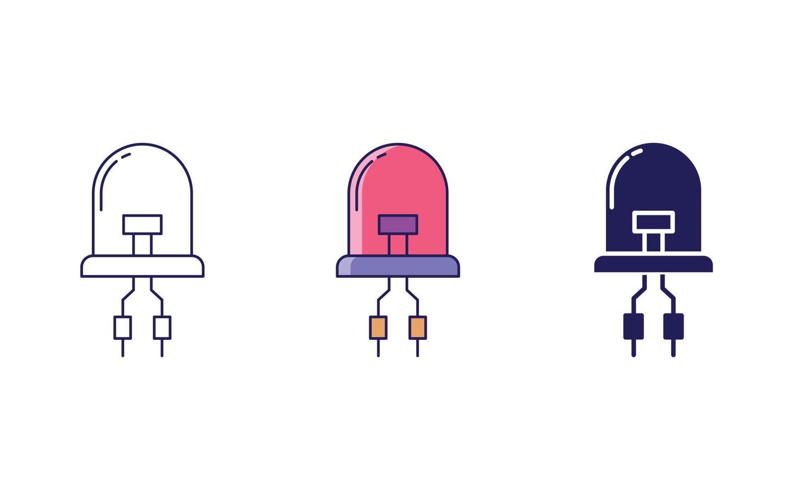 Diode vector icon 21323749 Vector Art at Vecteezy