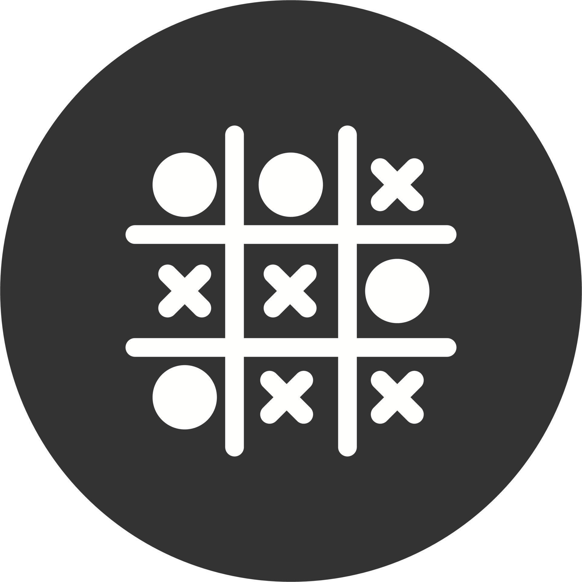 Tic Tac Toe Game Vector Icon 21327541 Vector Art At Vecteezy