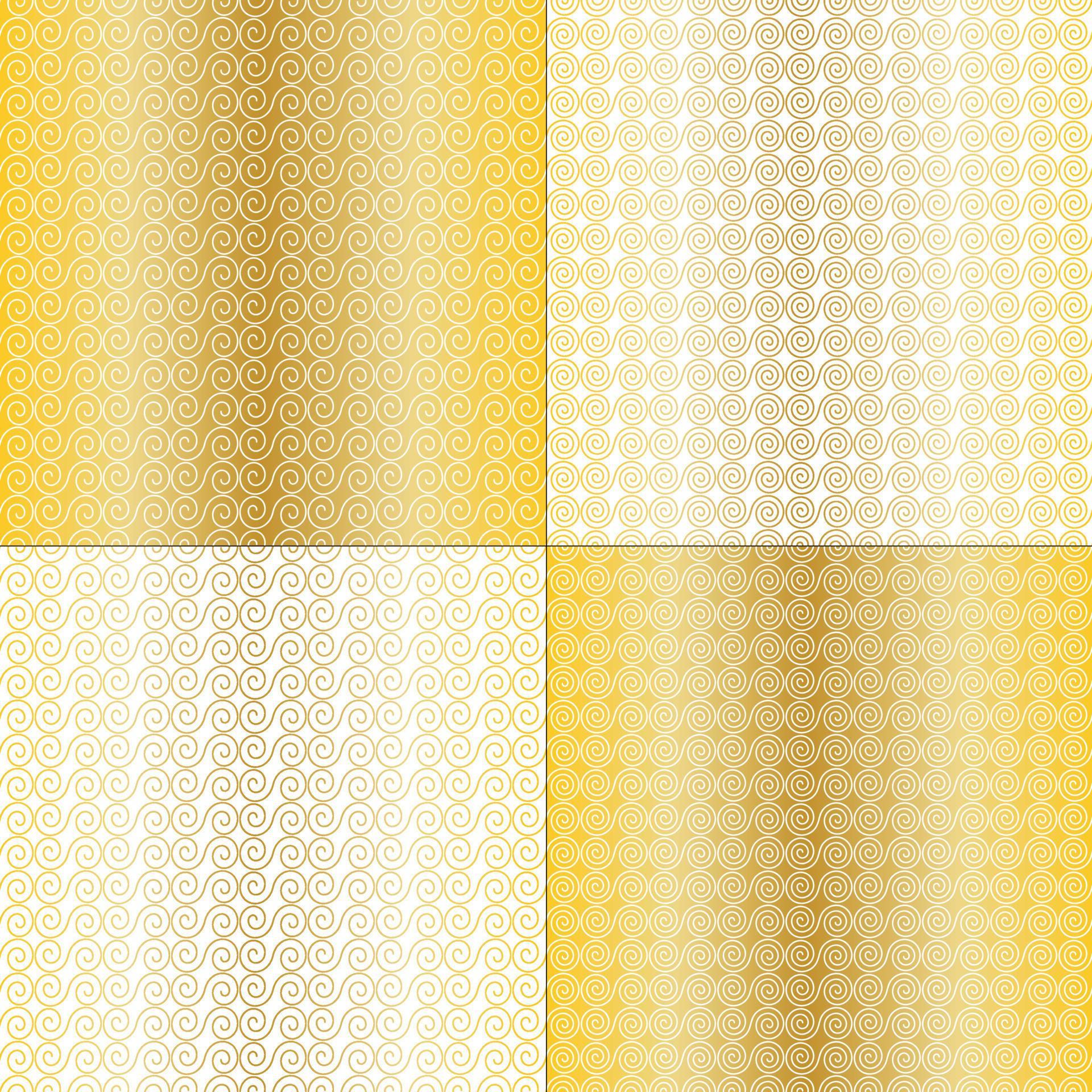 gold white seamless scroll vector patterns 21333607 Vector Art at Vecteezy