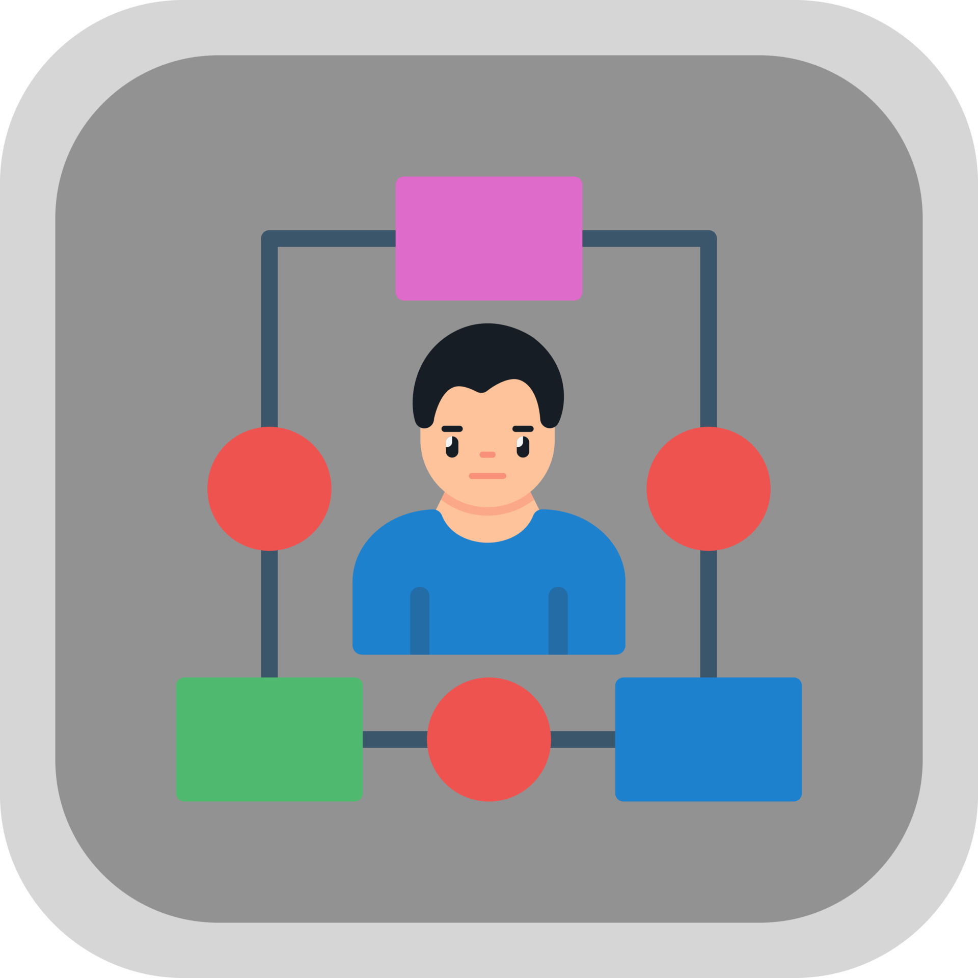 Workflow Vector Icon Design 21334455 Vector Art at Vecteezy