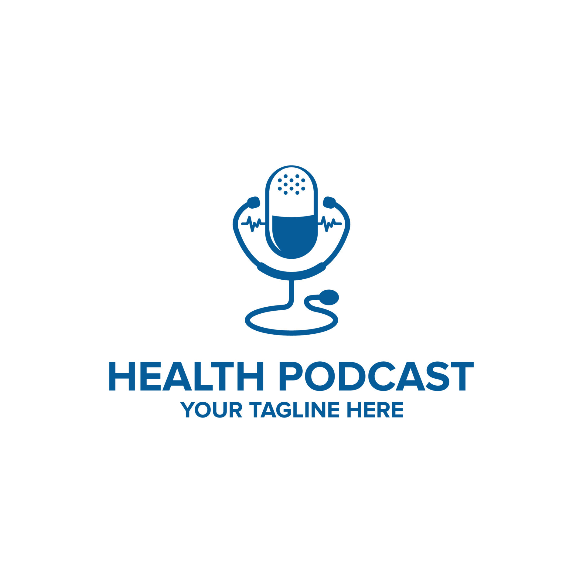 medical health podcast logo vector. doctor podcast or medical podcast ... medical health podcast logo vector. doctor podcast or medical podcast ...