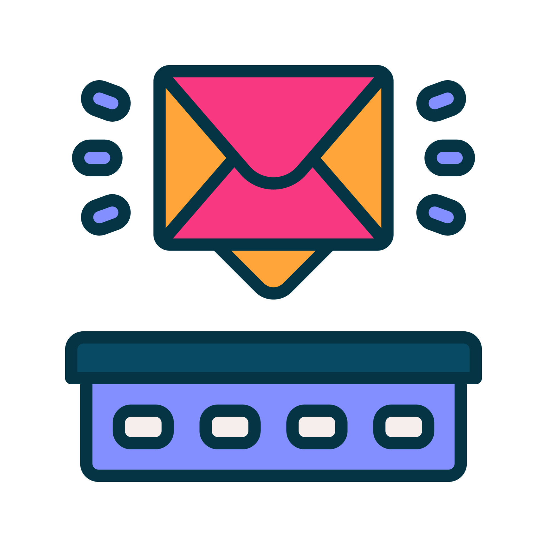 inbox icon for your website, mobile, presentation, and logo design ...
