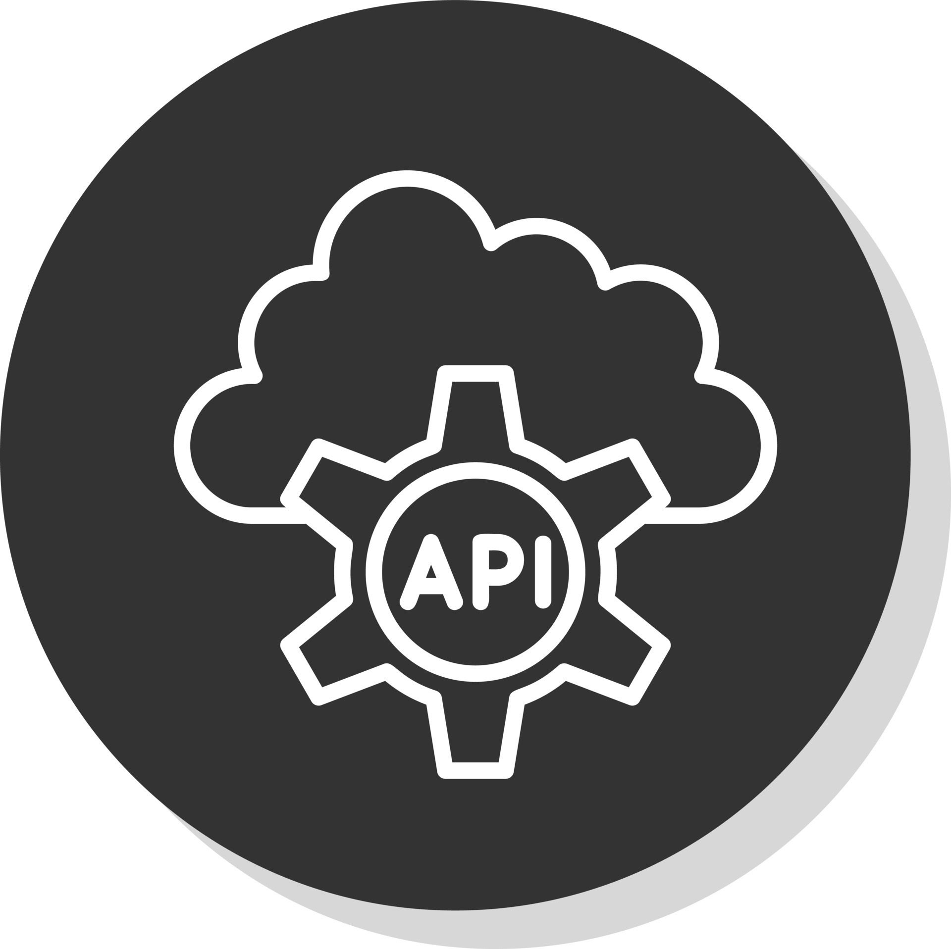 Api Vector Icon Design 21344982 Vector Art At Vecteezy