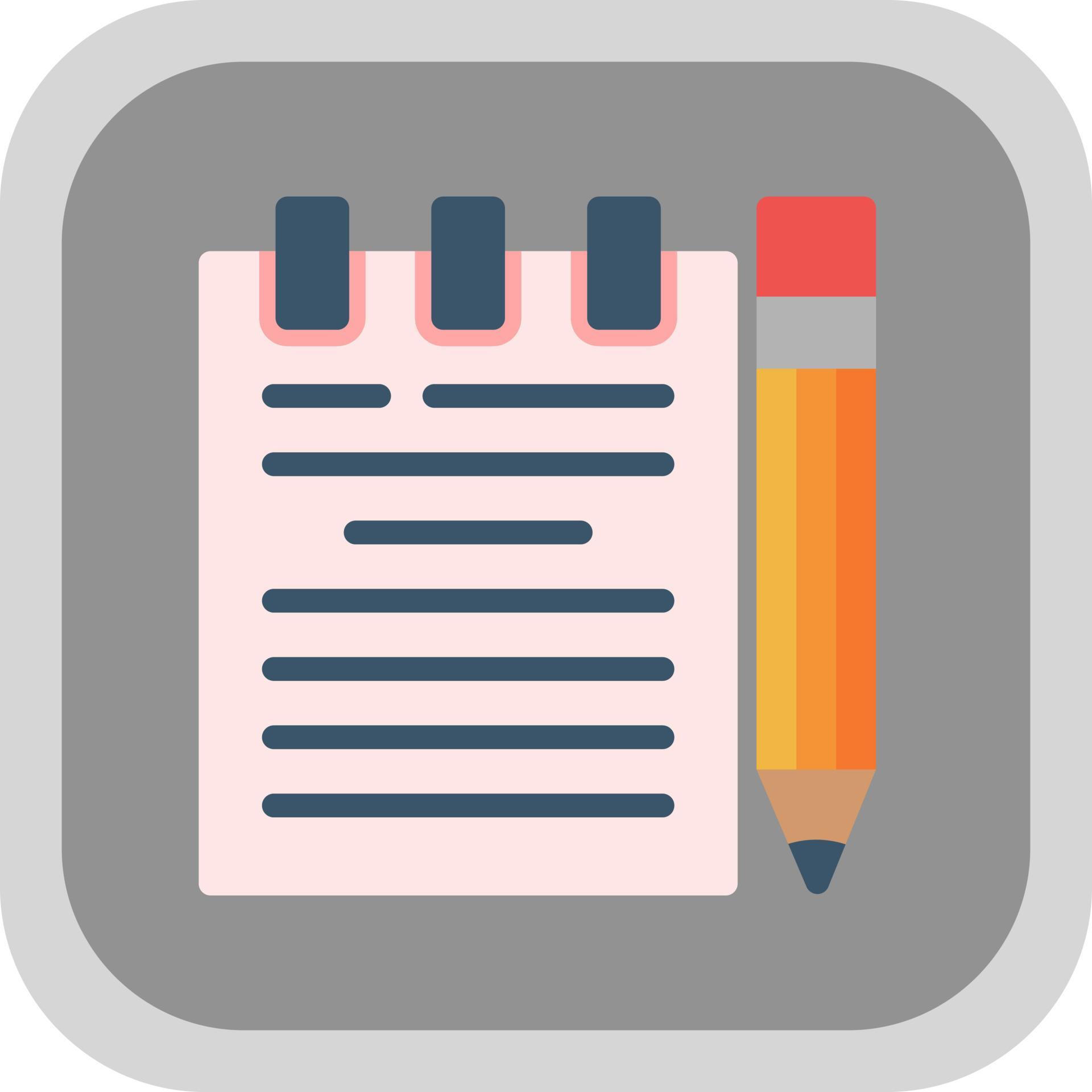 Handwritten Notes Vector Icon Design 21345437 Vector Art at Vecteezy