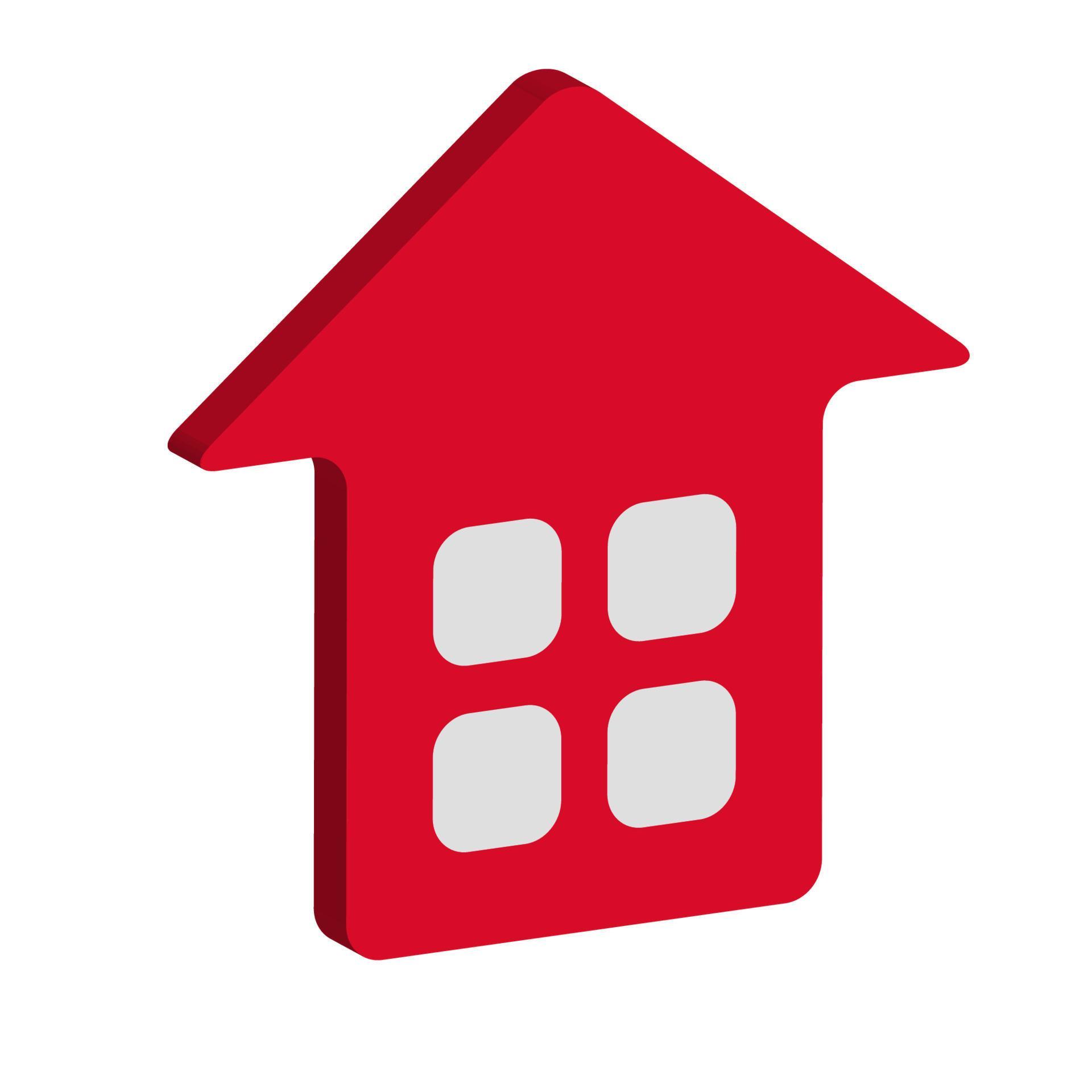 house icon red color vector 21346064 Vector Art at Vecteezy