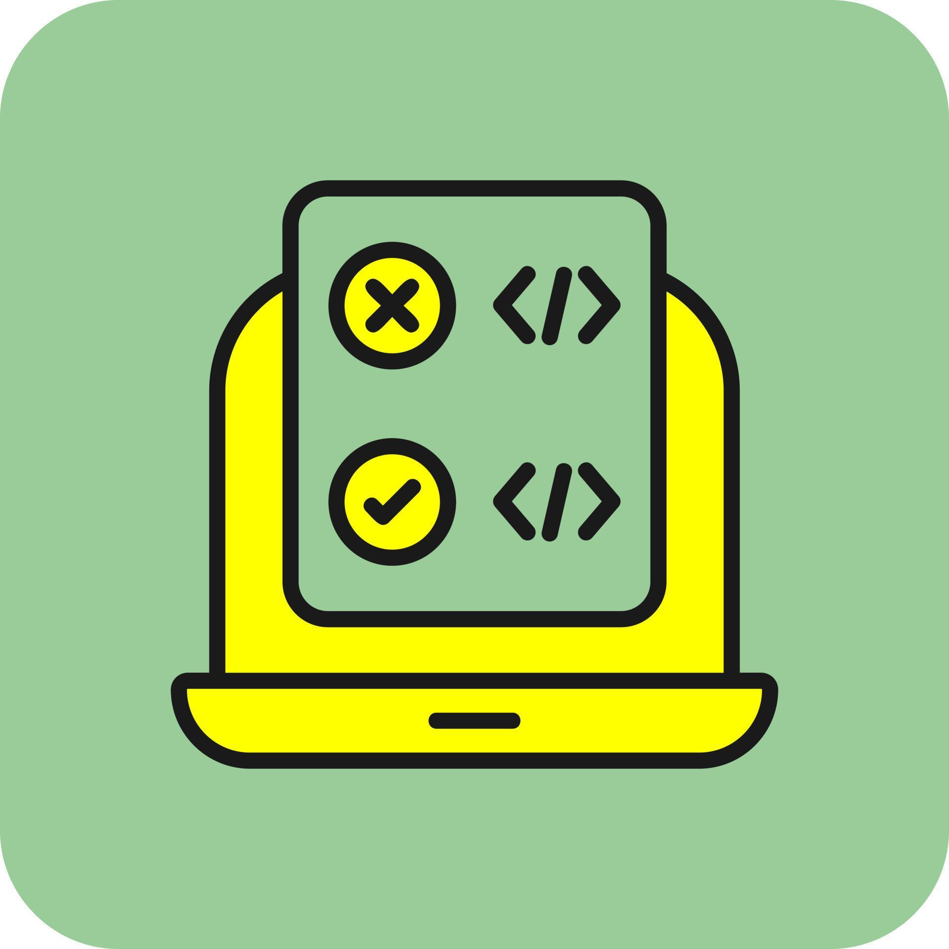 Code Correction Vector Icon Design 21348819 Vector Art At Vecteezy